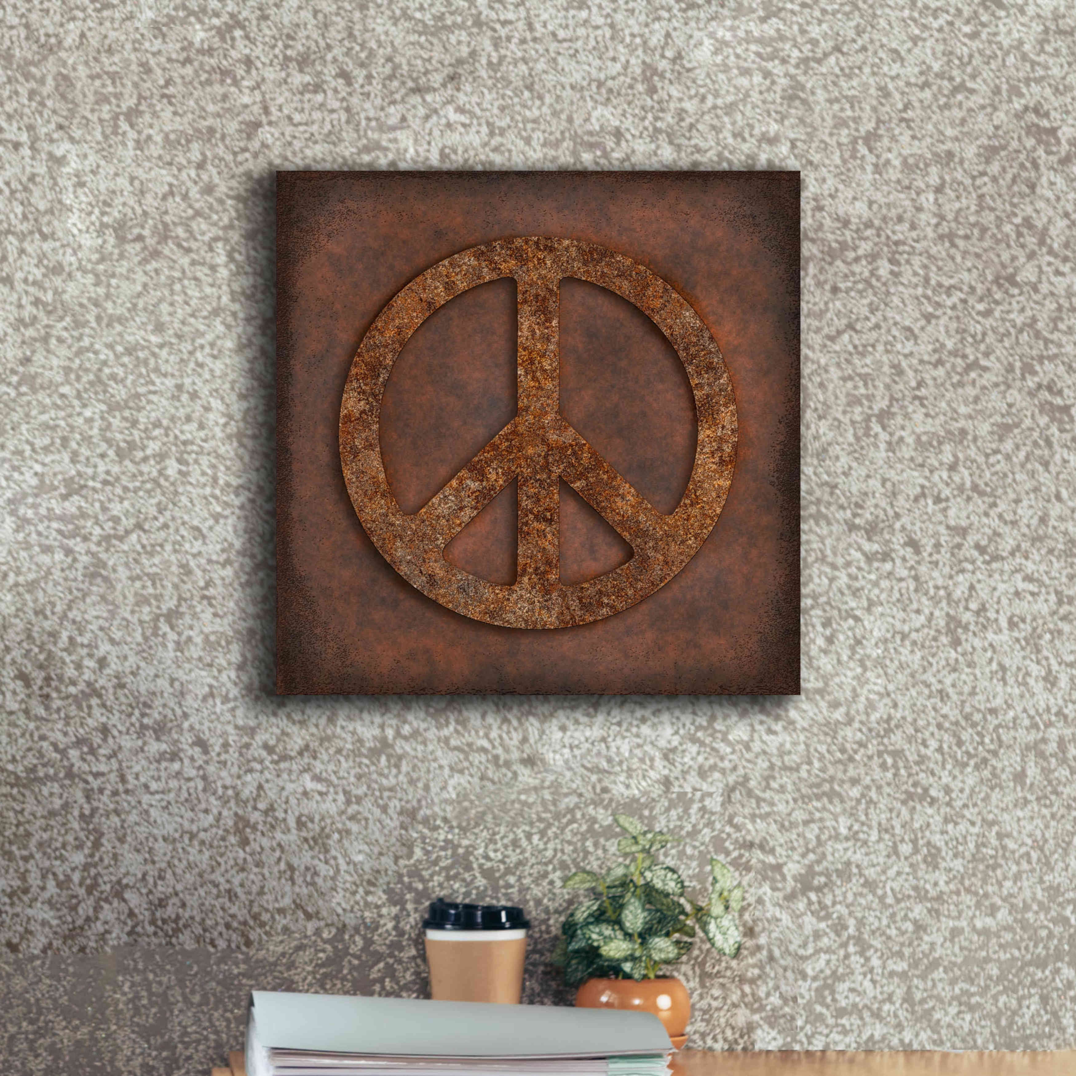 17 Stories 'Rusted Peace ' By Andrea Haase, Giclee Canvas Wall Art ...