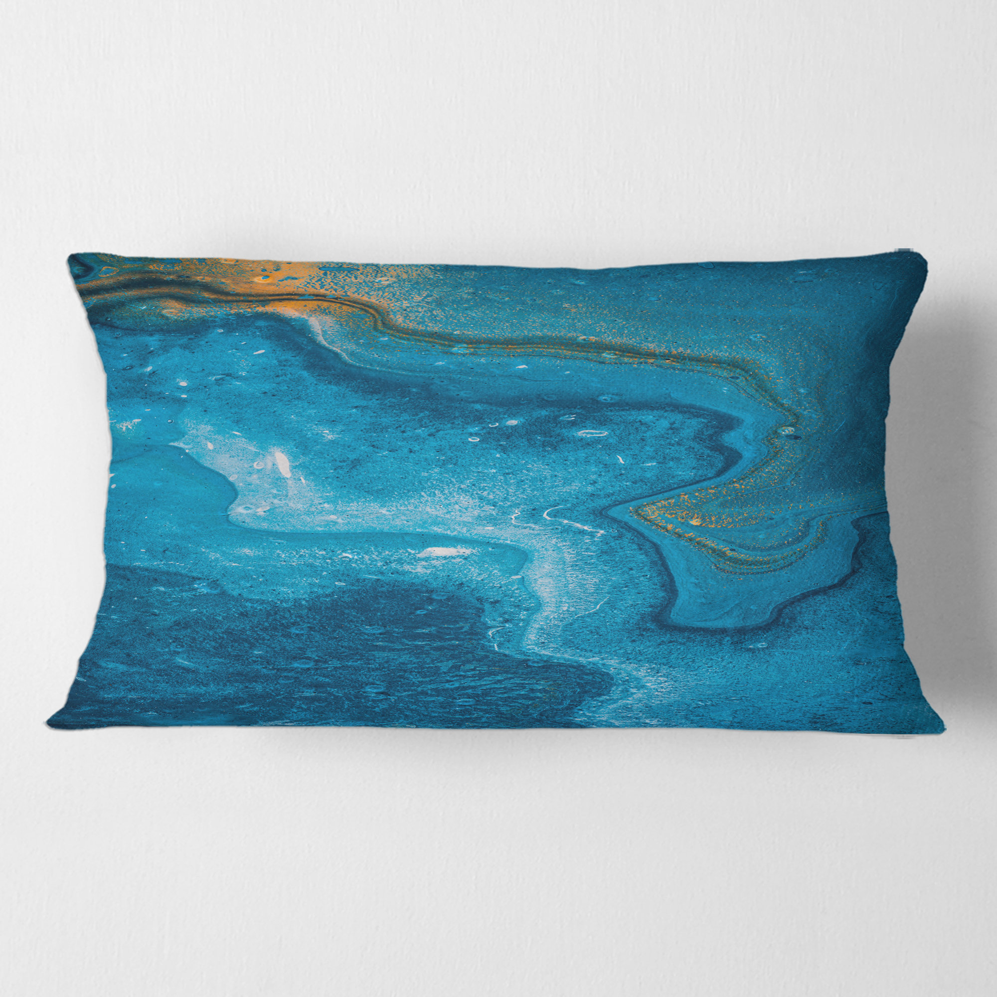 Design Art Marble Composition II Rectangular Pillow Cover & Insert ...
