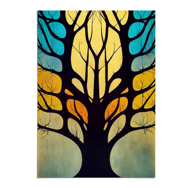 Metro Lane Bold Tree No.1 - Art Prints | Wayfair.co.uk