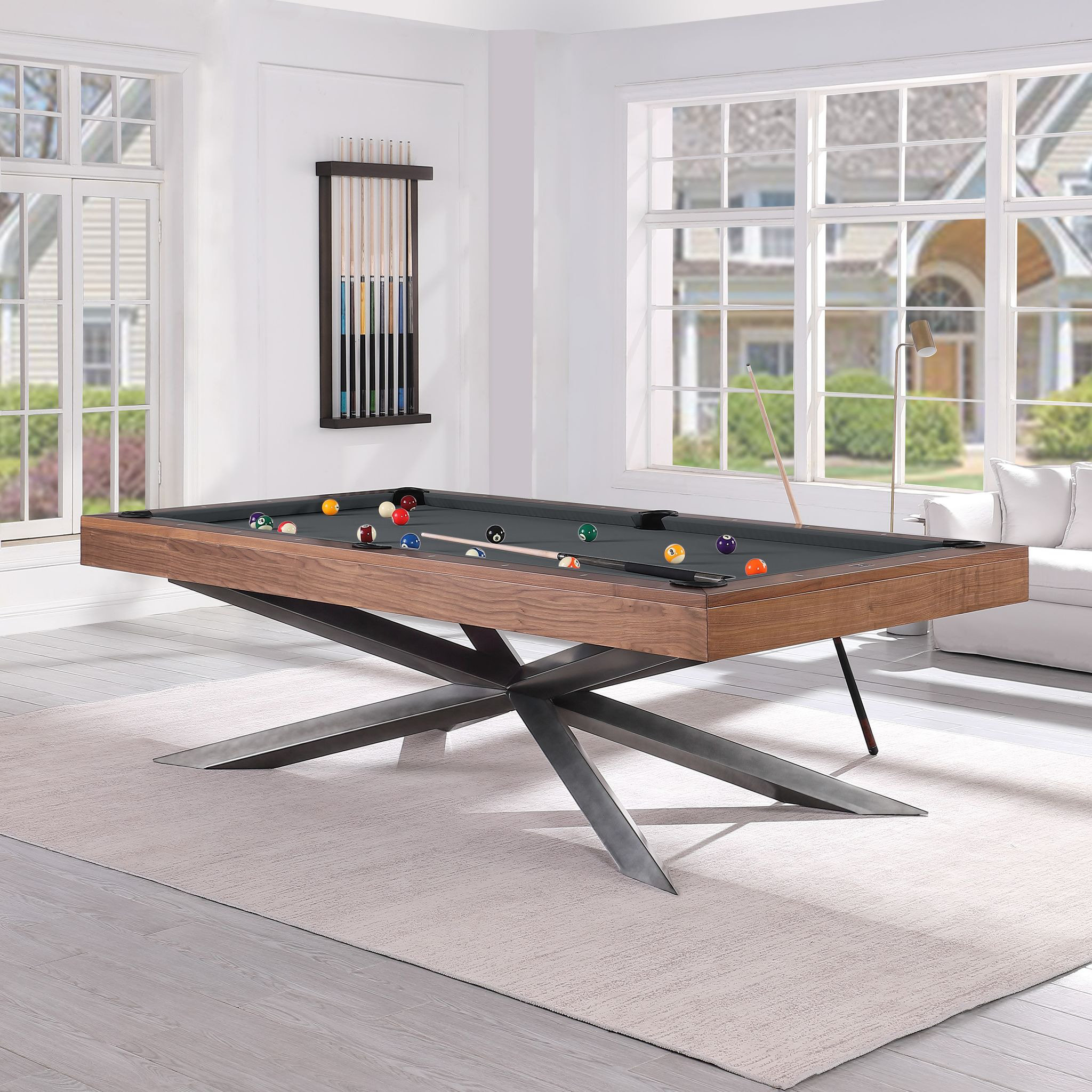 Playcraft Astral 8' Slate Pool Table with Professional Installation ...