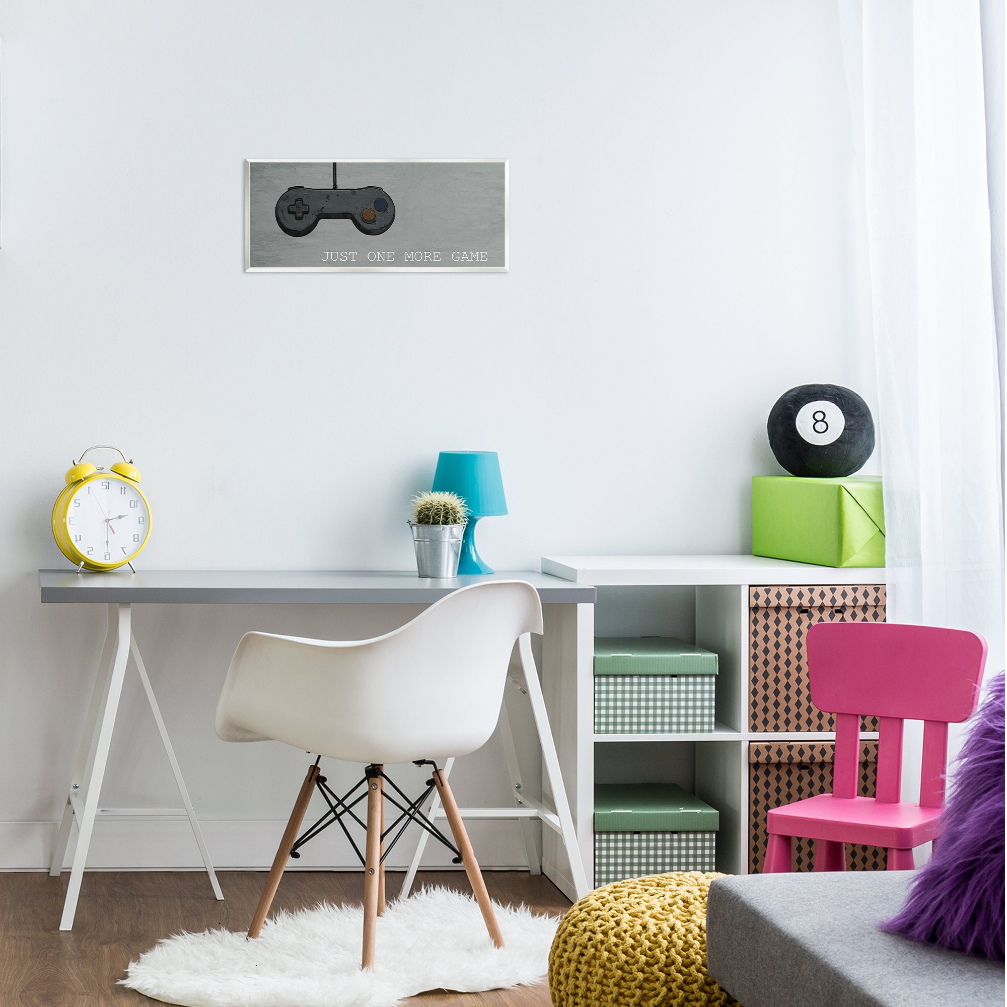 Ophelia & Co. Just One More Rustic Gaming Wall Plaque, design by Kim ...