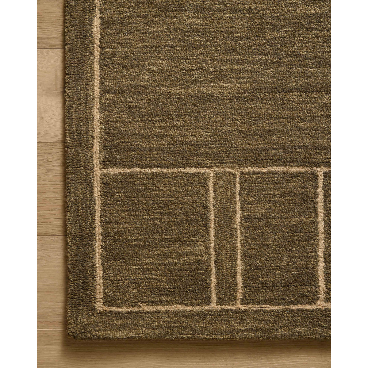 Jeremiah Brent x Loloi Barrow Olive / Natural Area Rug | Wayfair