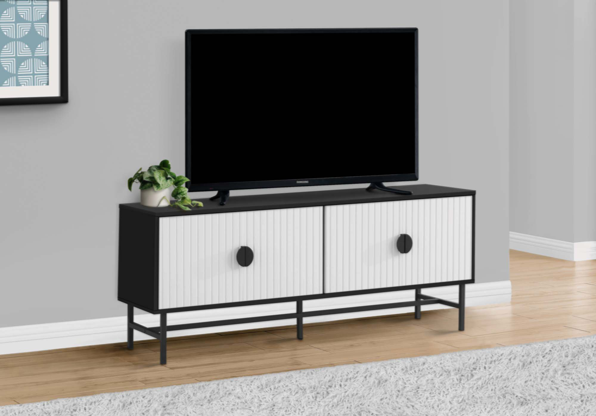Latitude Run® Tv Stand, 60 Inch, Console, Media Entertainment Center ...