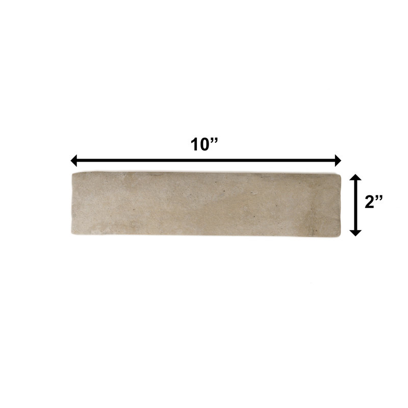 Encore Surfaces Tribeca 2" x 10" Porcelain Brick Look Wall & Floor Tile ...
