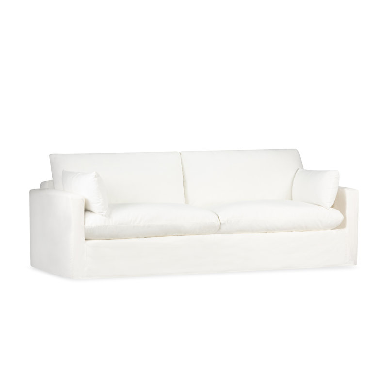Birch Lane™ Luna 90" Slipcovered Sofa | Wayfair