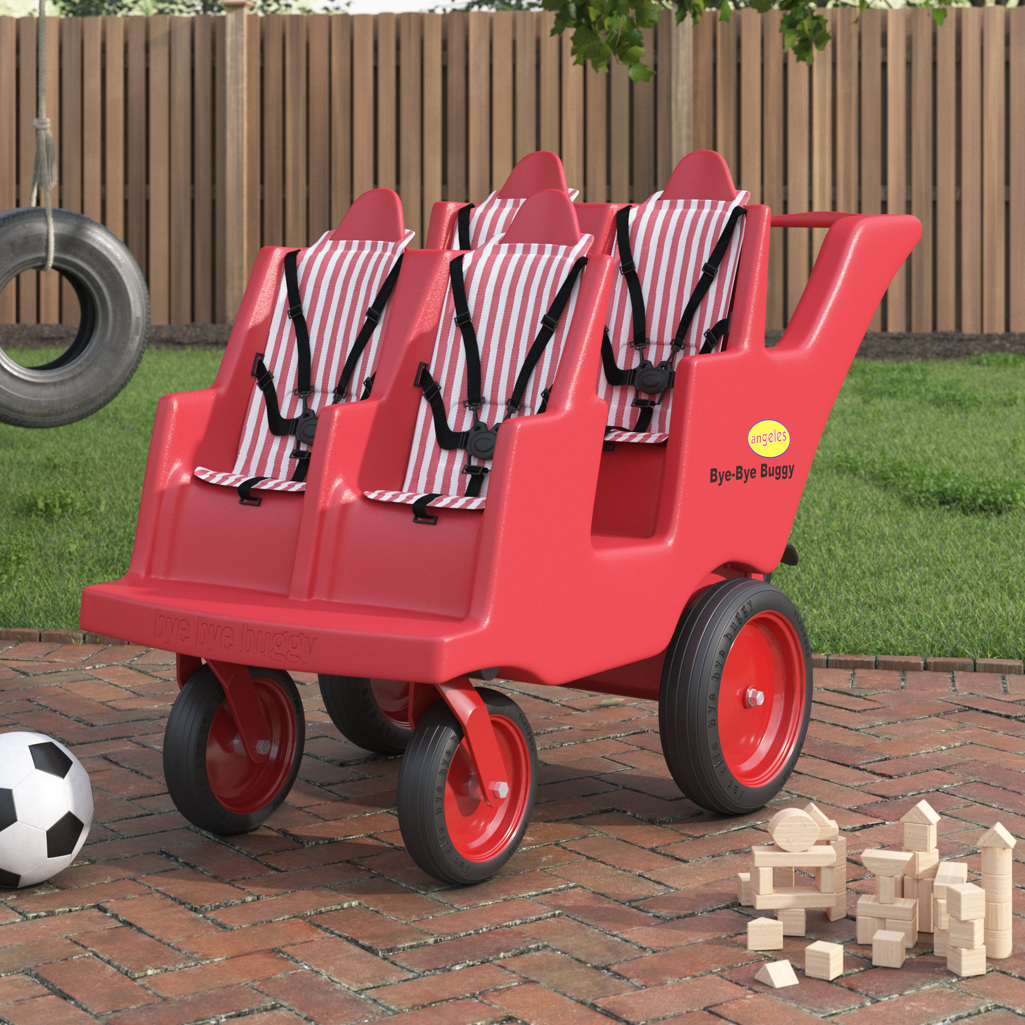 Angeles 4 Passenger BYE BYE BUGGY Never Flat "Fat Tire" | Wayfair