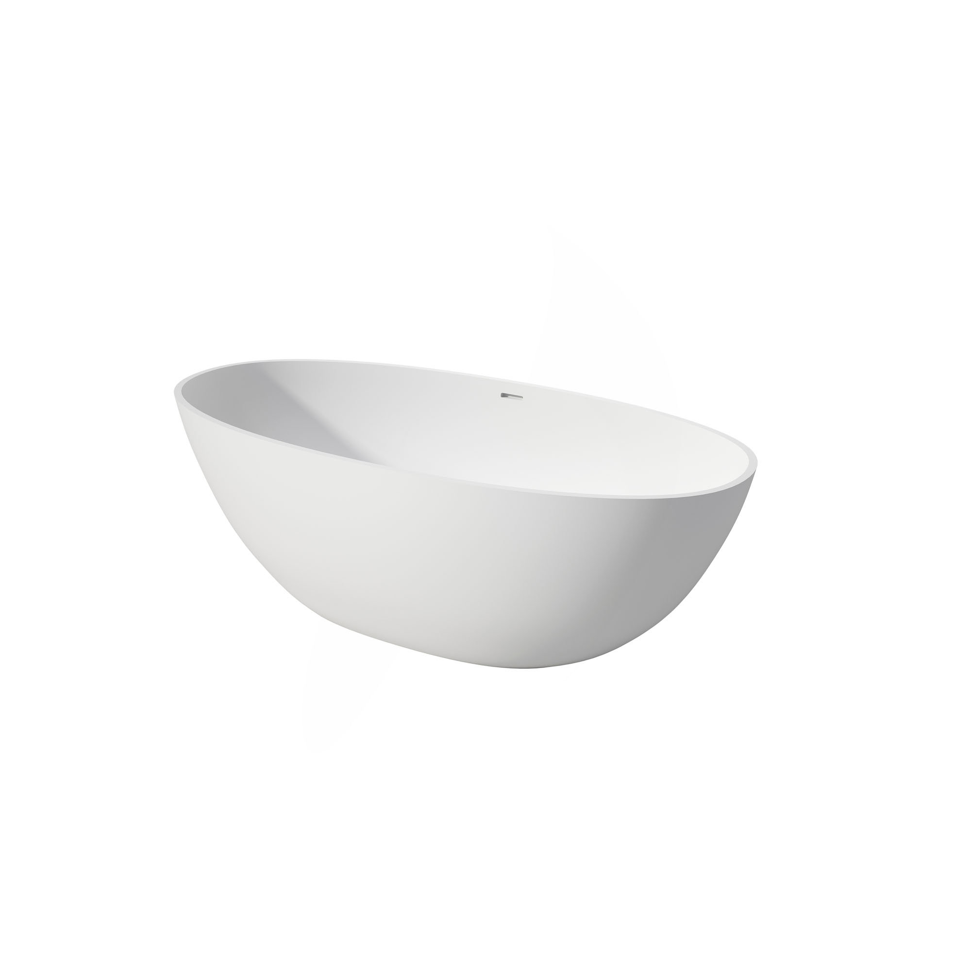 MOHAIDIANSHANG 65" Solid Surface Deep Soaking Bathtub | Wayfair