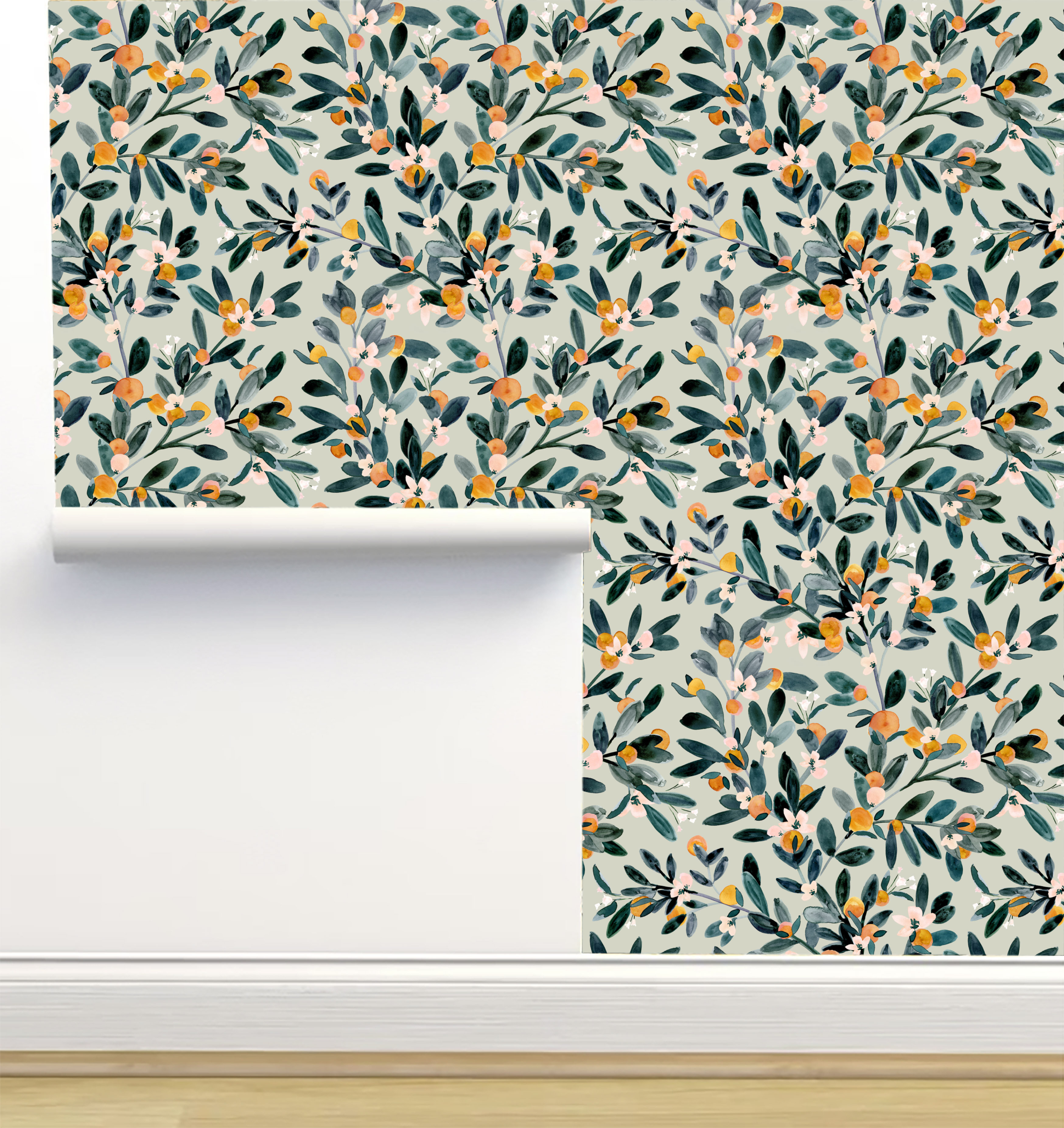 Limitless Walls Crystal W Design 12' L x 2' W Peel and Stick Wallpaper ...