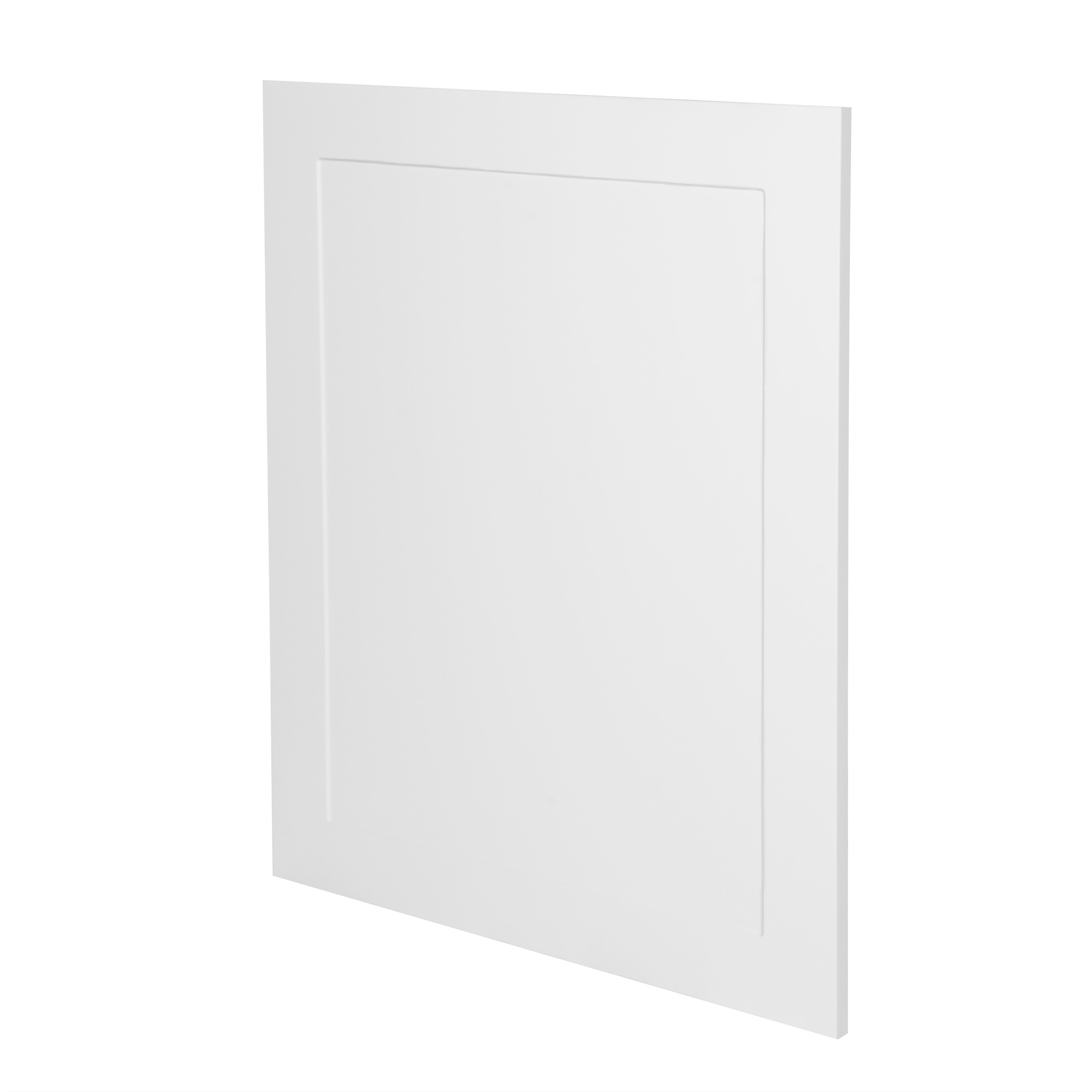 Cambridge White Shaker Slab Style Base Kitchen Cabinet End Panel | Wayfair