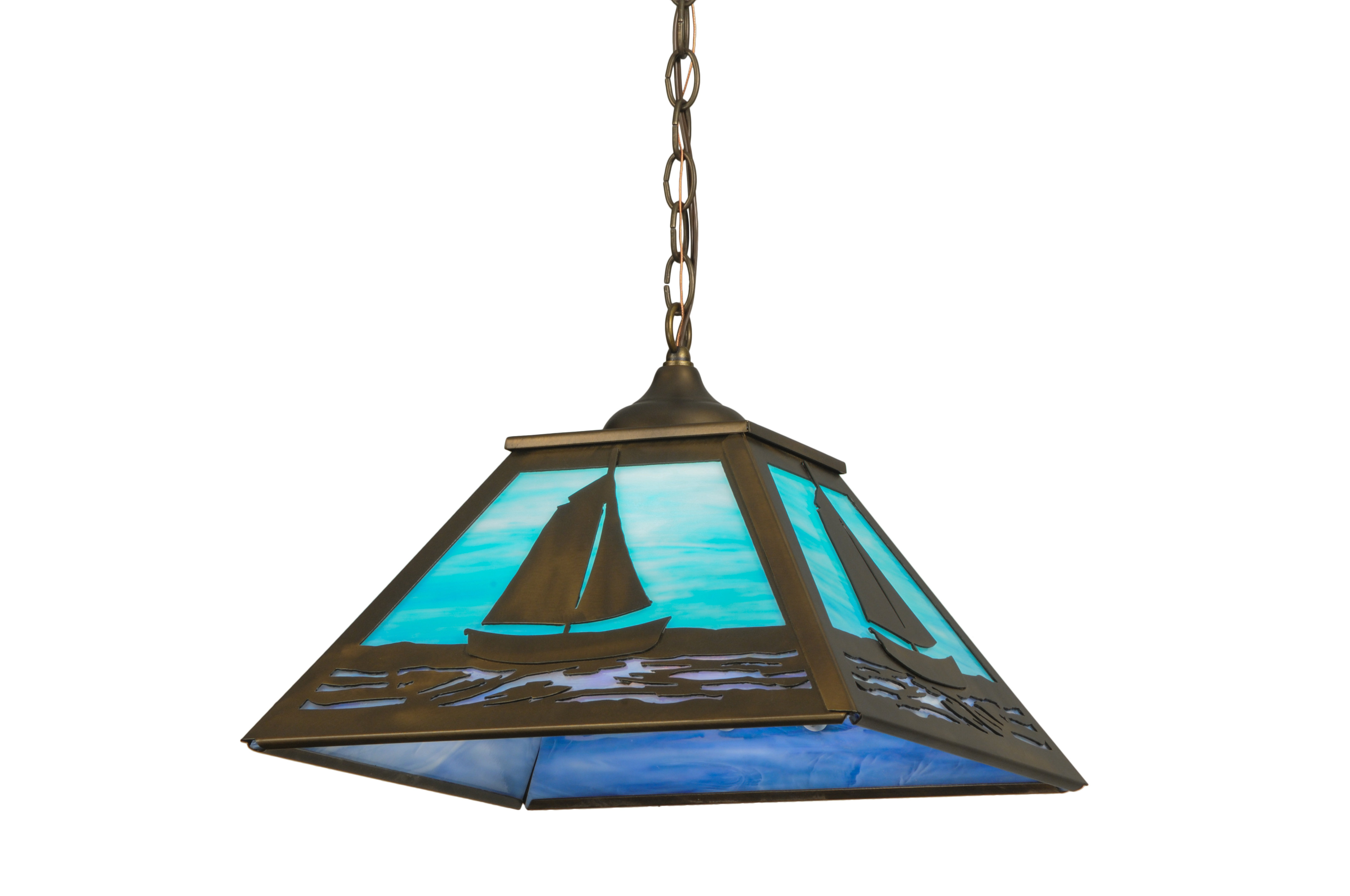 Meyda Lighting Sailboat 1-Light Single Dome Pendant | Wayfair
