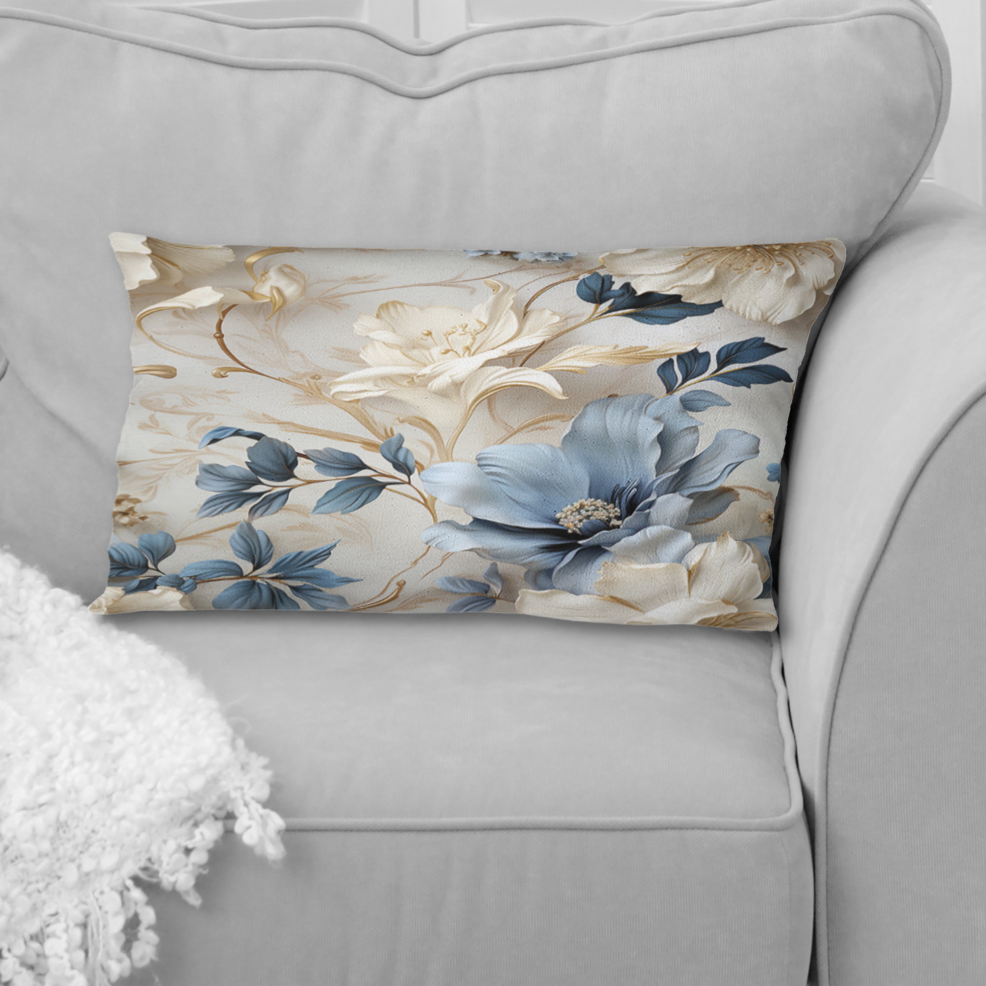 Design Art Ethereal Rococo Flourish Victorian Pattern XVI - Floral ...