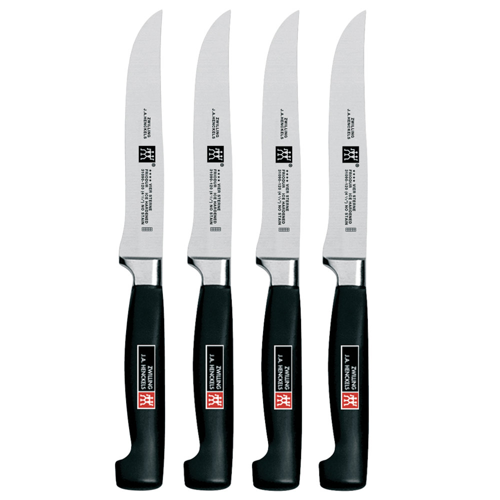ZWILLING J.A. Henckels Zwilling Four Star 4-piece Steak Knife Set ...