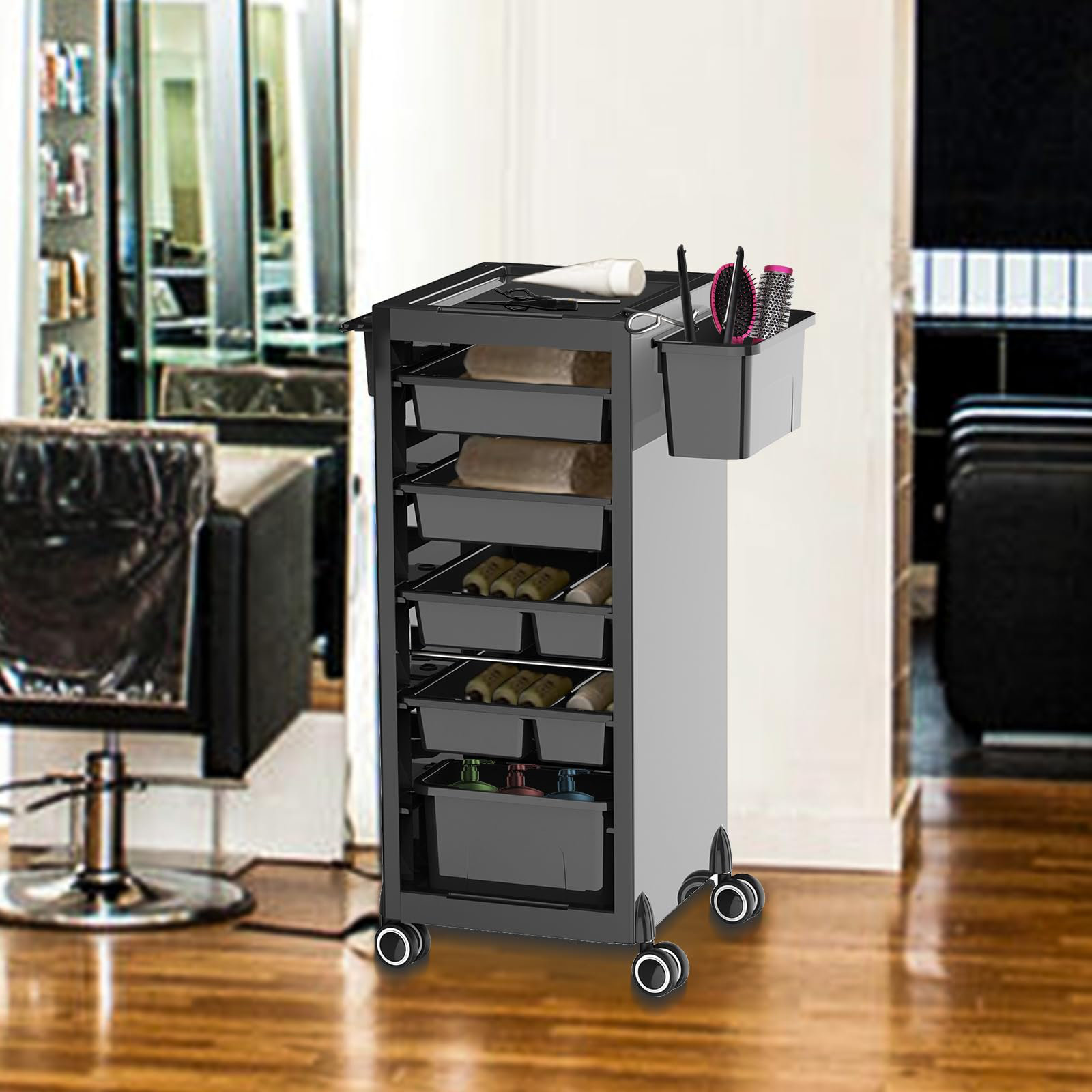 Winston Porter Panuta Salon Trolley Cart for Hair Salon Station | Wayfair