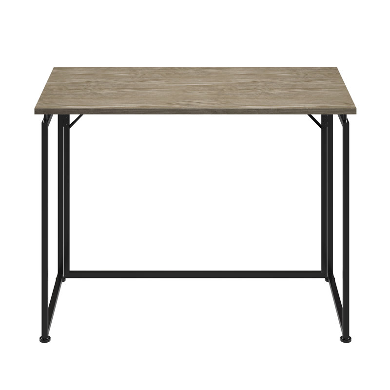 Latitude Run® Space Saving Folding Desk - Grey | Wayfair