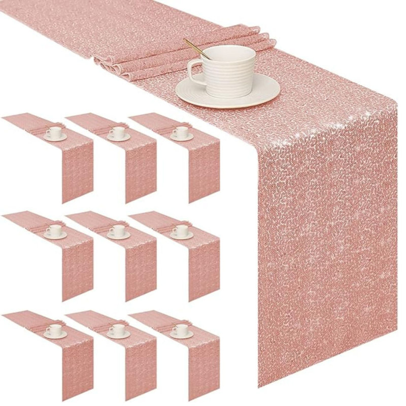 Everly Quinn 10 Packs Sequin Table Runner | Wayfair