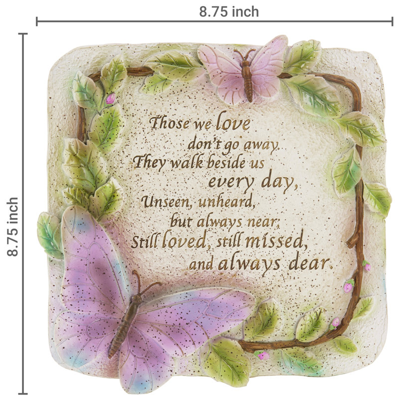 August Grove® Text Spiritual Memorial Wall Décor | Wayfair