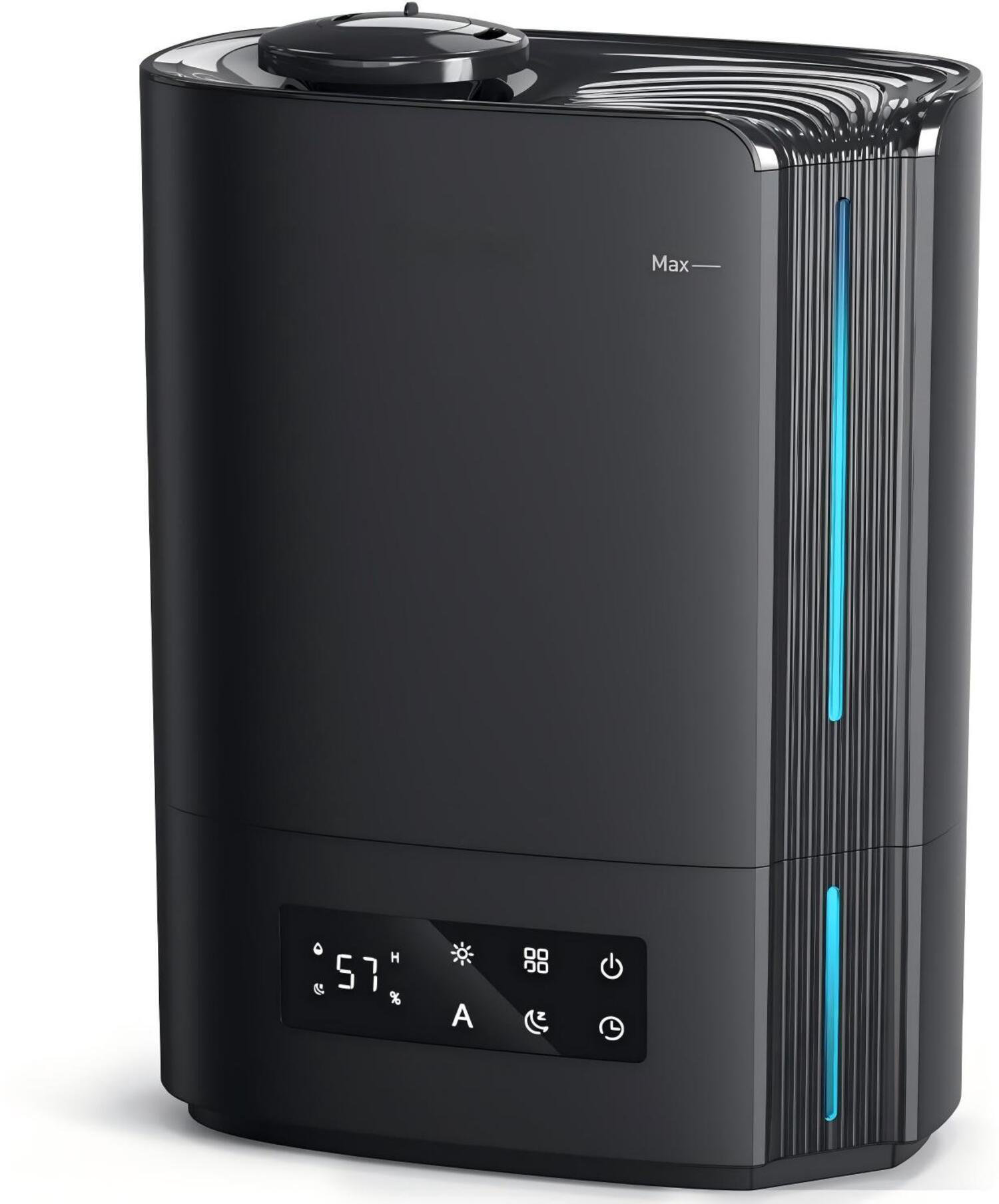 XIAOLINXINXI Black 6L Ultrasonic Humidifier, Top-Fill Water For Quiet ...