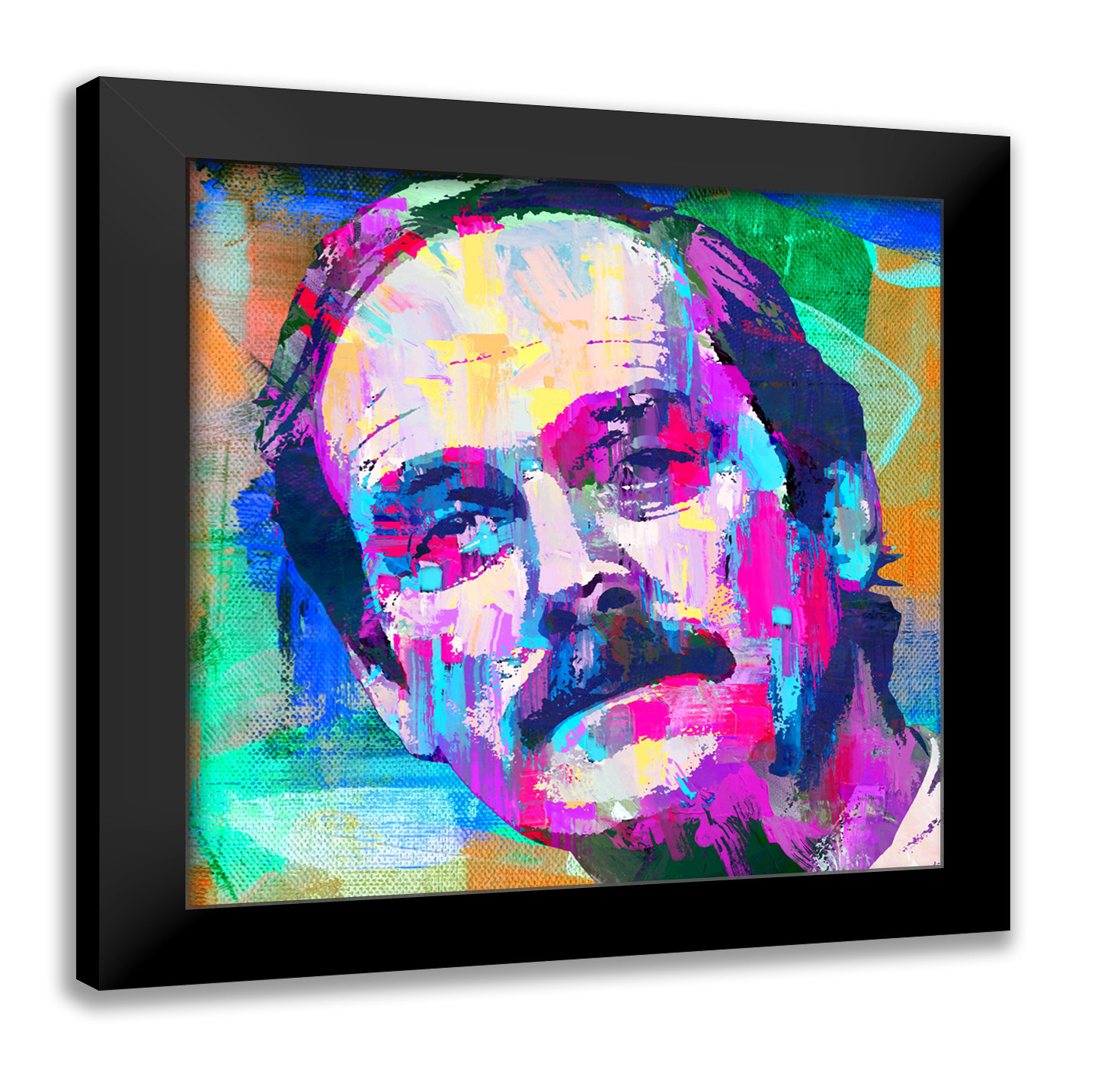 Red Barrel Studio® John Cleese Pop Art-Giclee on Paper with Black Frame ...