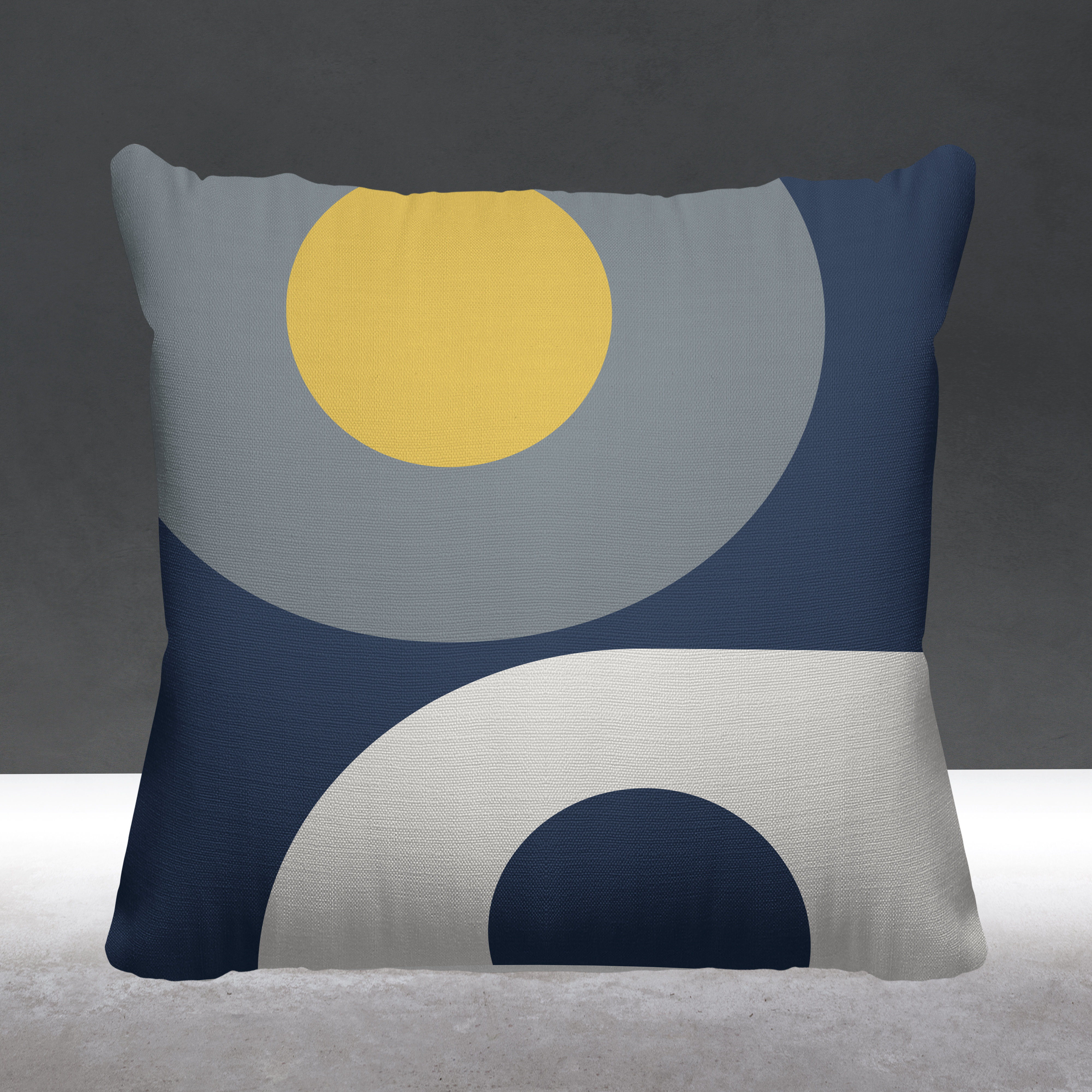 ULLI HOME Stanley Minimalist Mid-Century Geometric Indoor Throw Pillow ...
