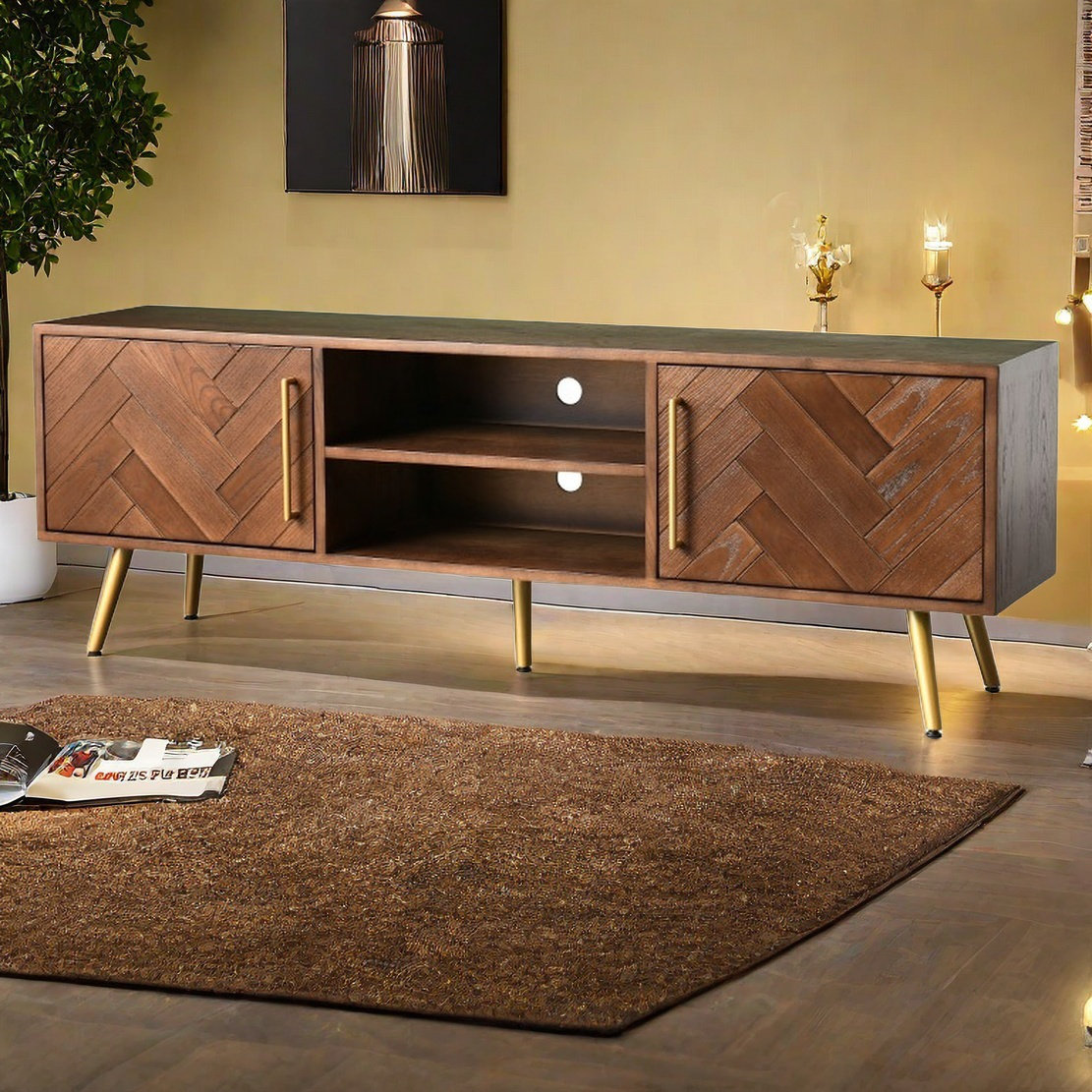 The Invincibles home American style medieval TV cabinet - Wayfair Canada