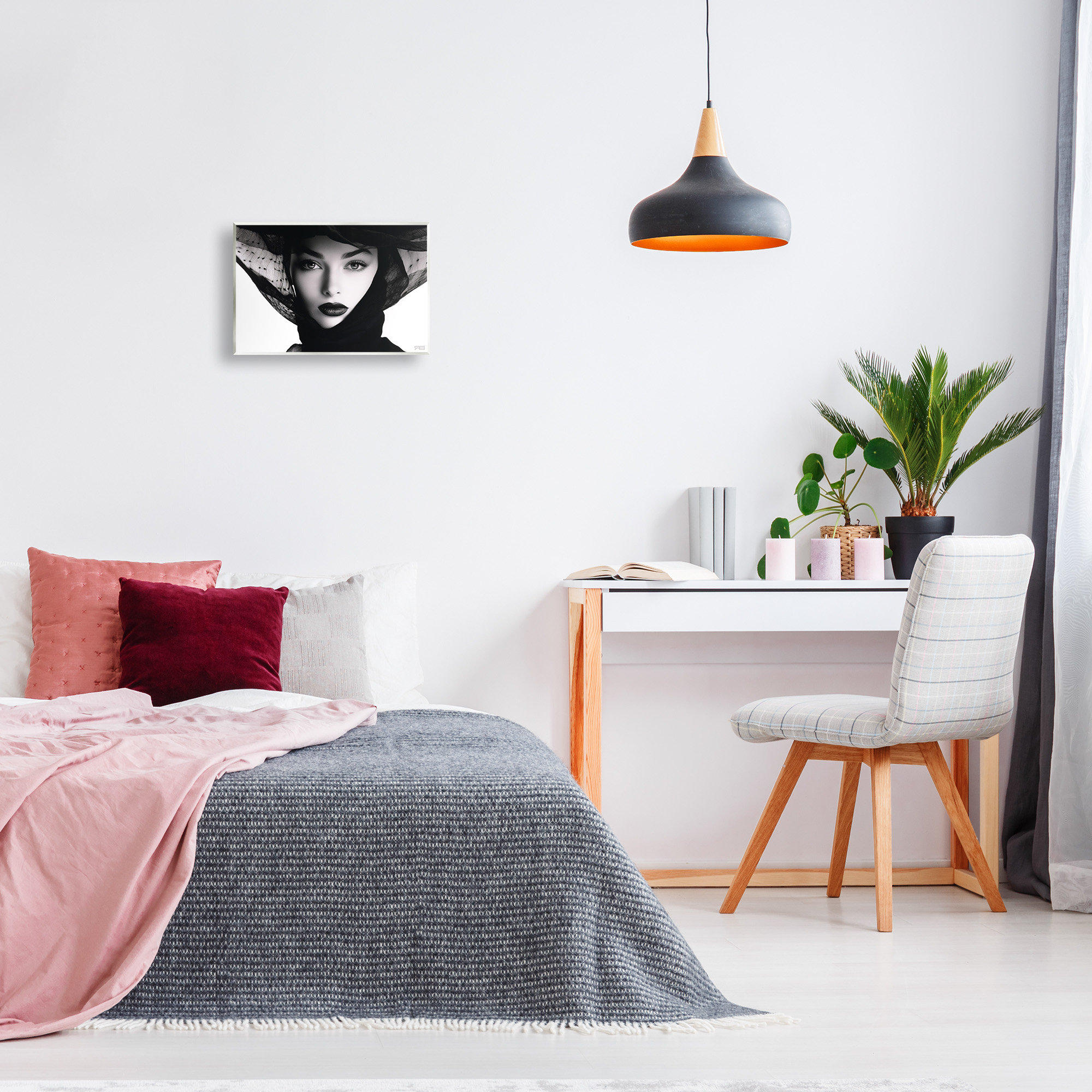 Stupell Industries Woman with Black Veil Wall Plaque Art by RB | Wayfair