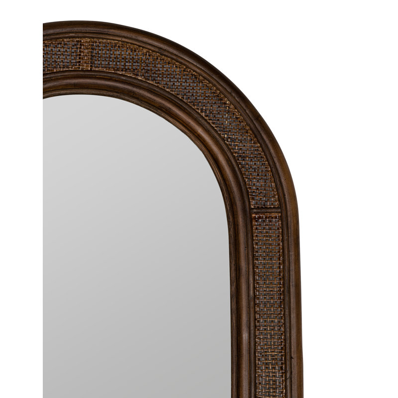 Birch Lane™ Hattie Oval Rattan Wall Mirror | Wayfair