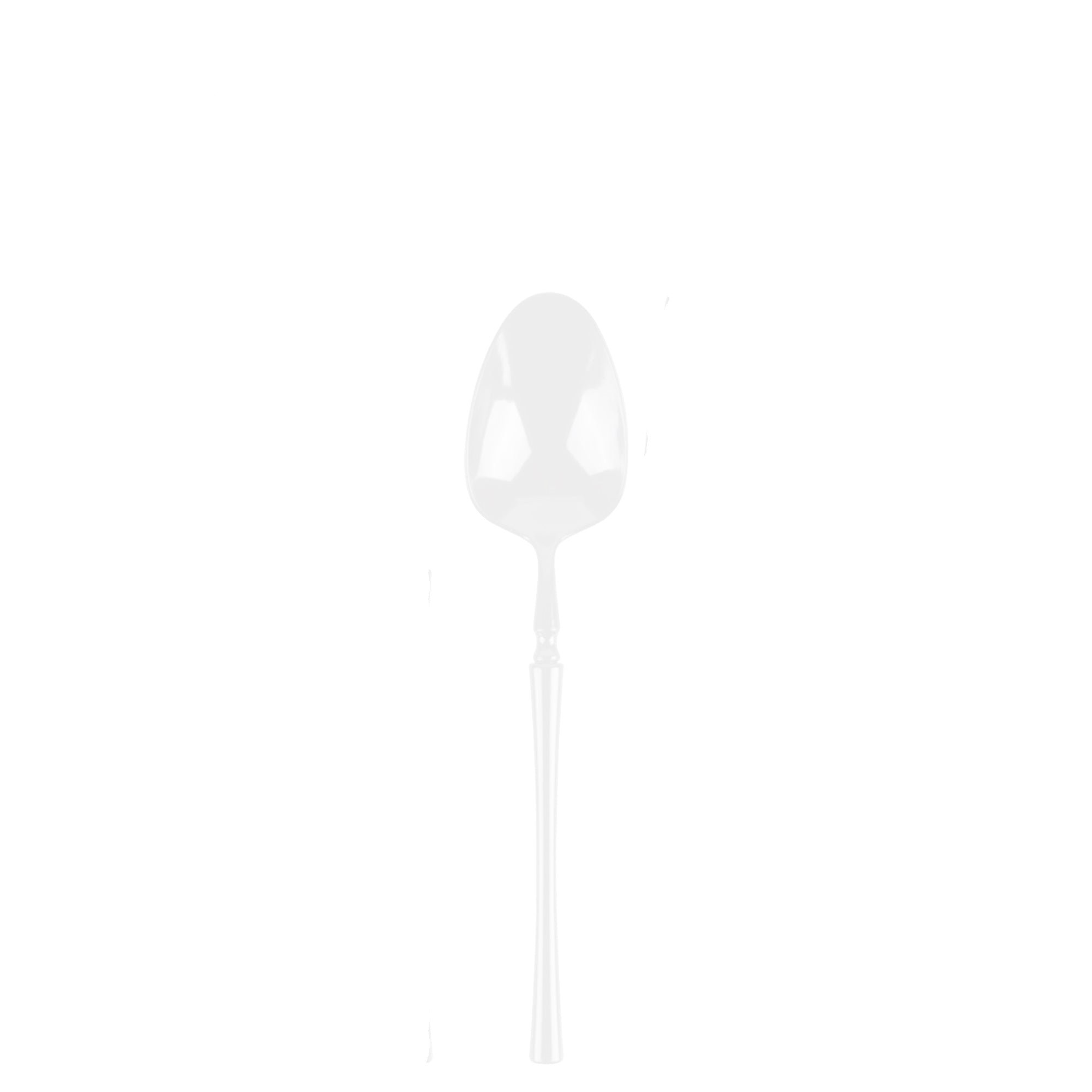 Ecoquality Modern White Disposable Plastic Tea Spoons Infinity ...