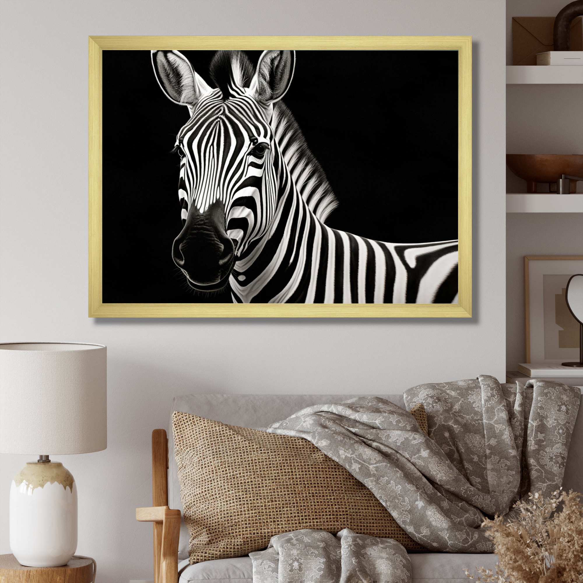 Design Art Striking Zebra Patterns I | Wayfair