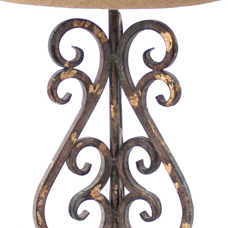 Fleur De Lis Living Wold Metal Table Lamp | Wayfair