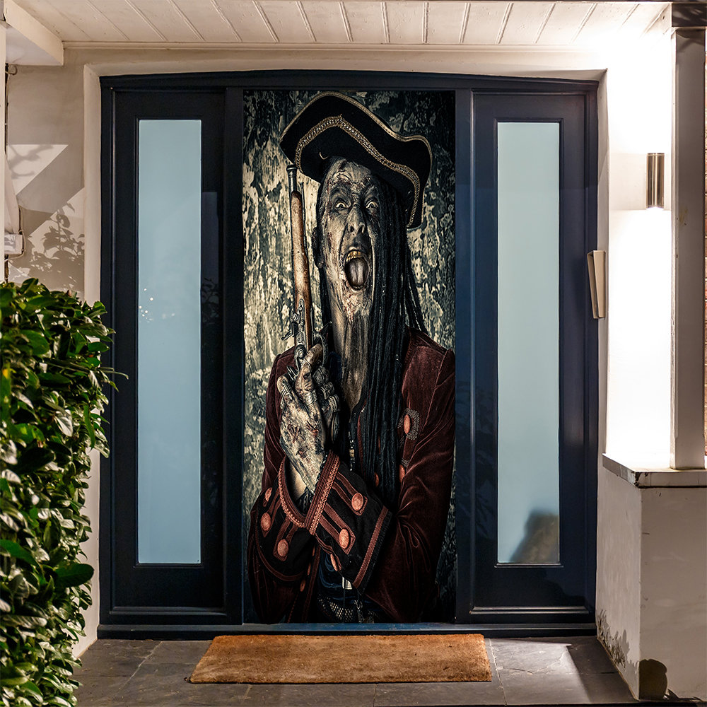 The Holiday Aisle® Scary Pirate Door Mural - Wayfair Canada