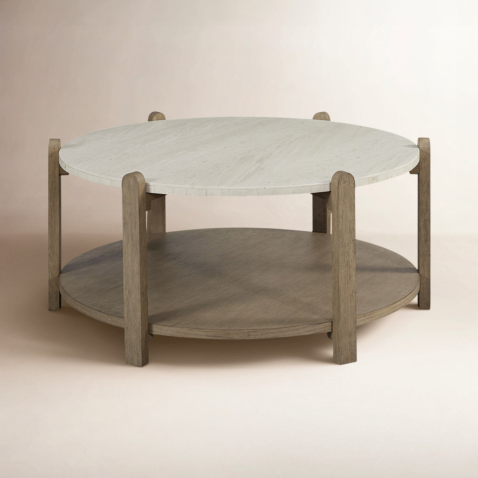 Joss & Main Trilogy Stone Top Cocktail Table | Birch Lane