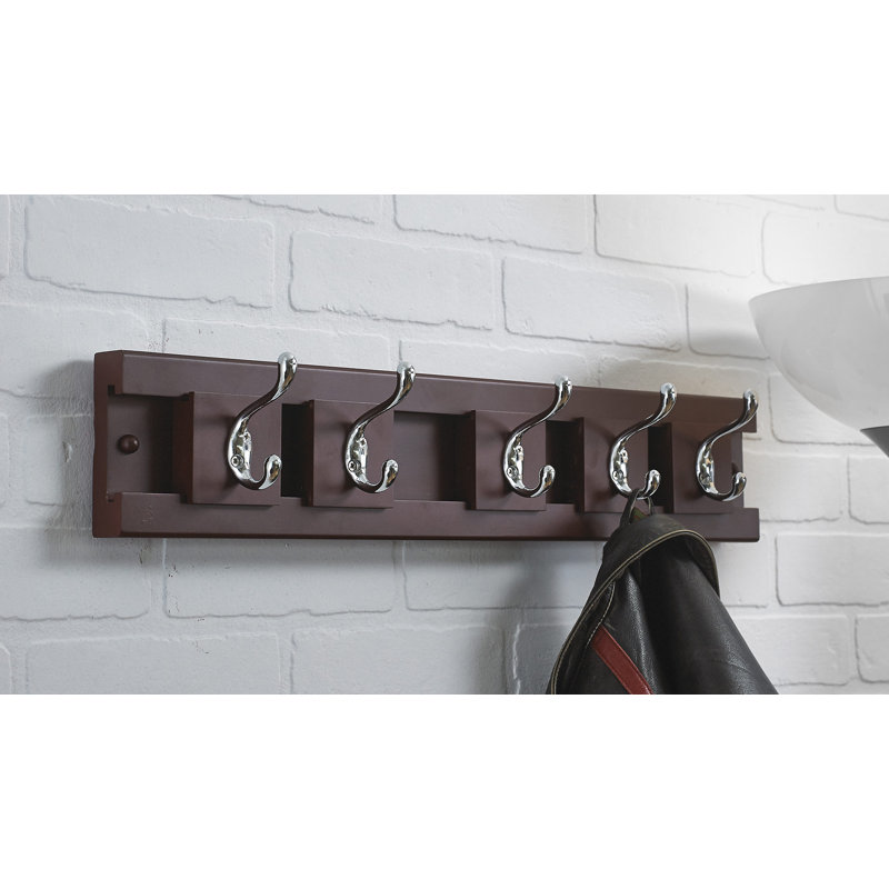 Richelieu 5 - Hook Wall Mounted Coat Rack | Wayfair