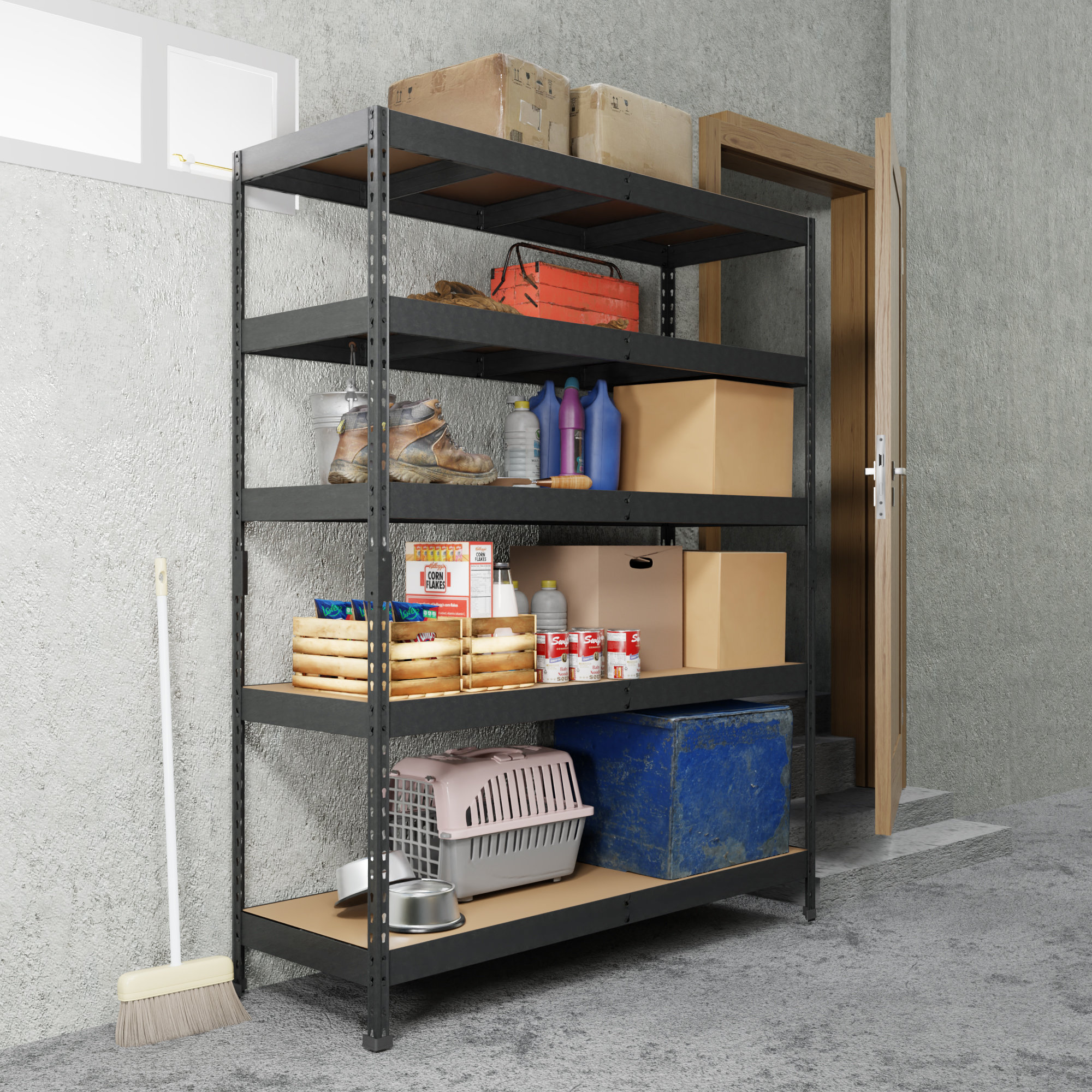 AR SHELVING Black Label Edition 2500 Lb. Shelving Collection For Garage ...