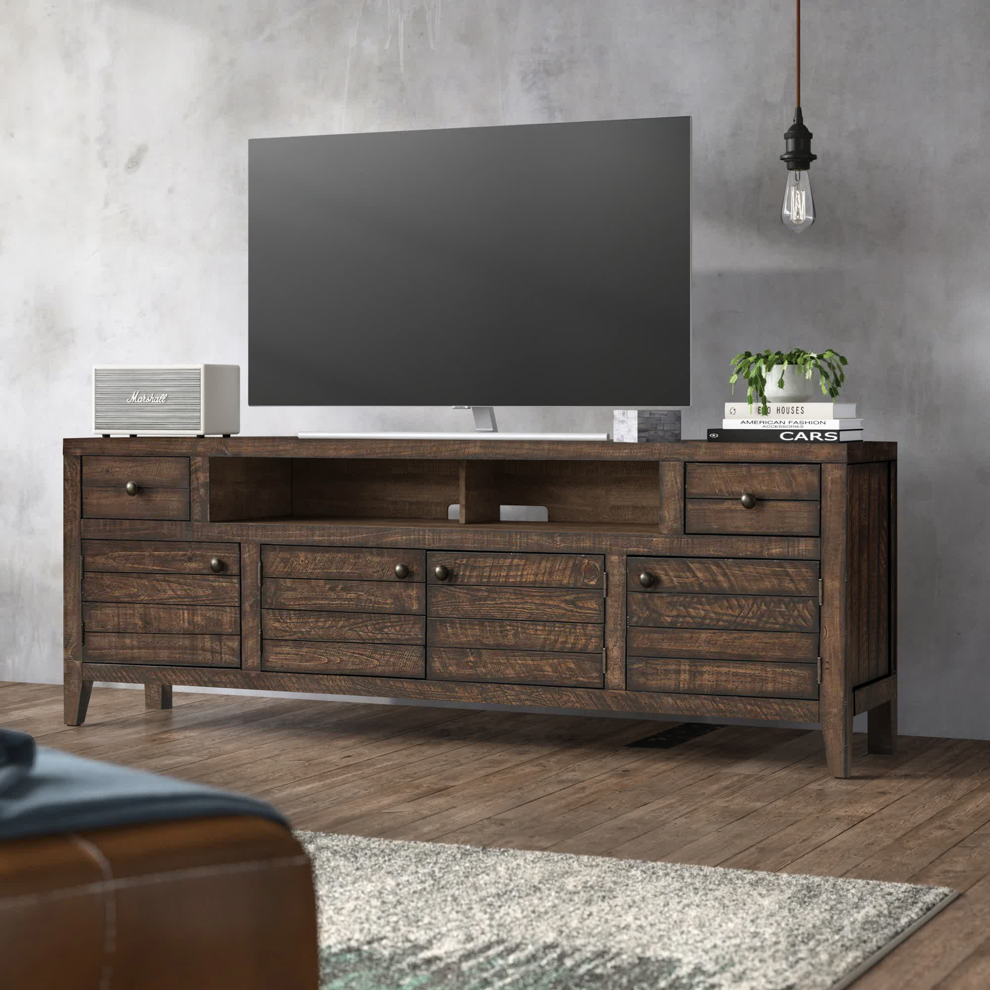 Steelside™ Sonya TV Stand for TVs up to 88" & Reviews | Wayfair