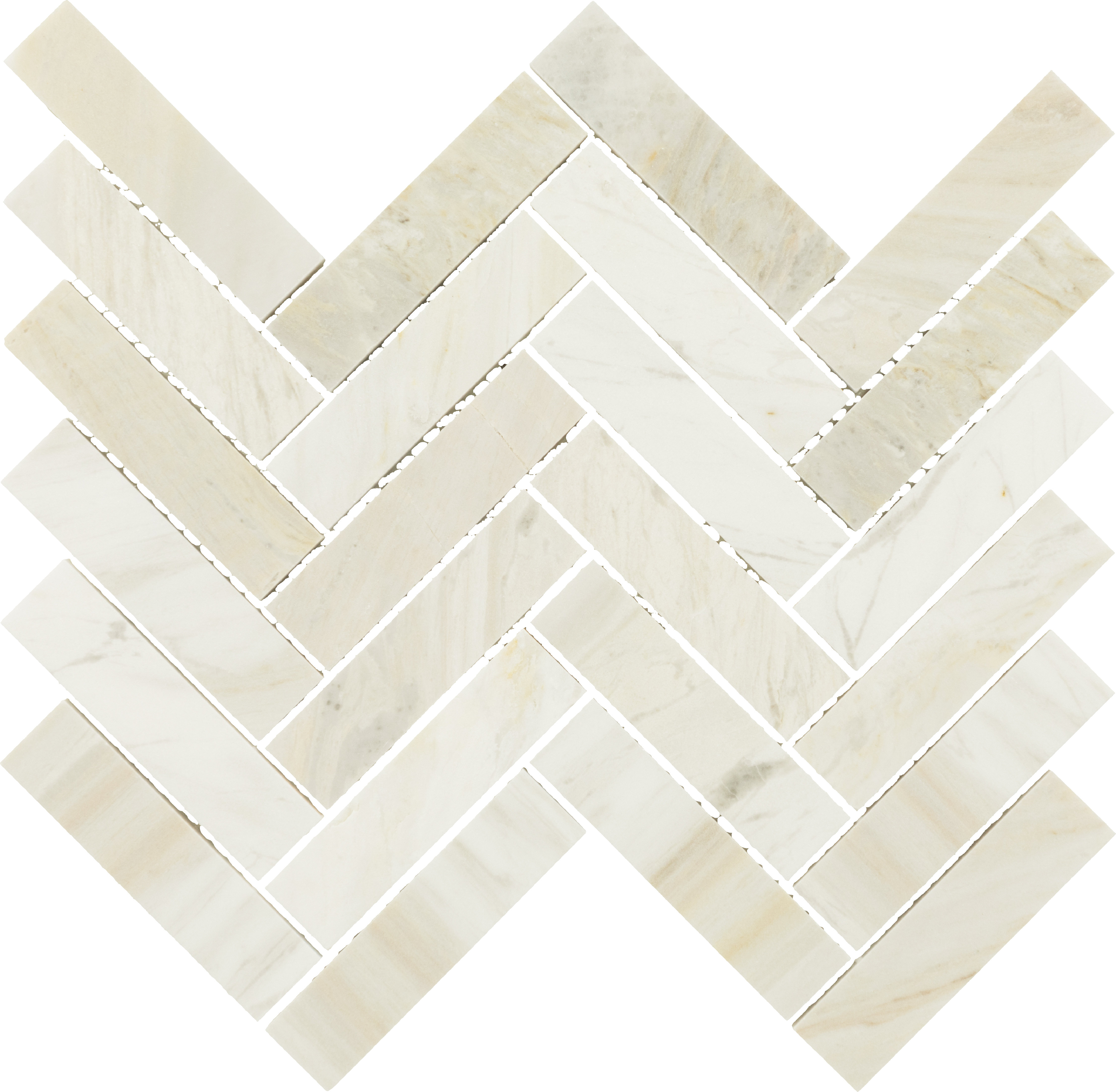 Daltile Raine 12" x 12" Natural Stone Chevron Wall Tile | Wayfair