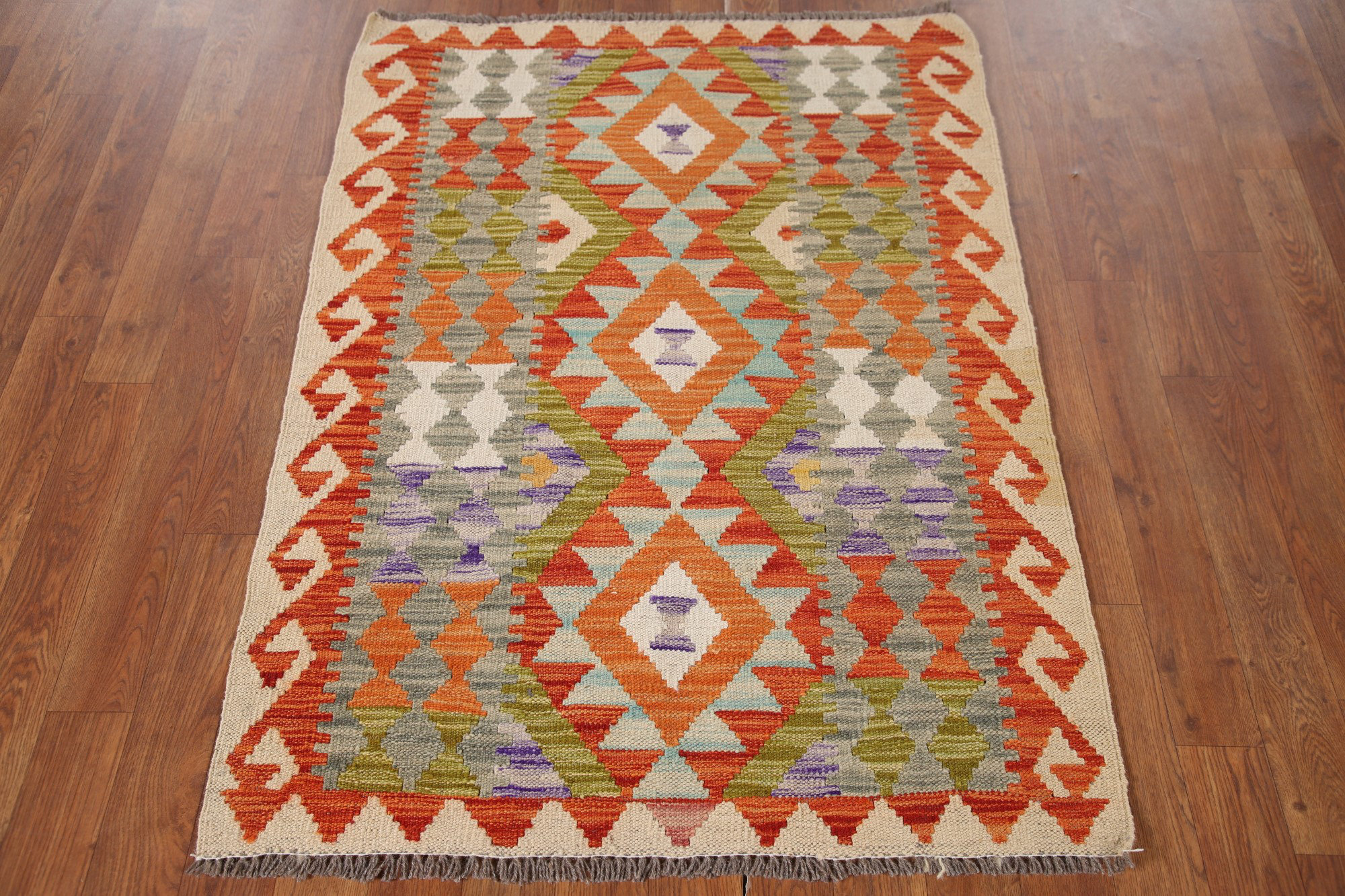 Dakota Fields South Western Kilim Oriental Accent Rug 3x4 | Wayfair
