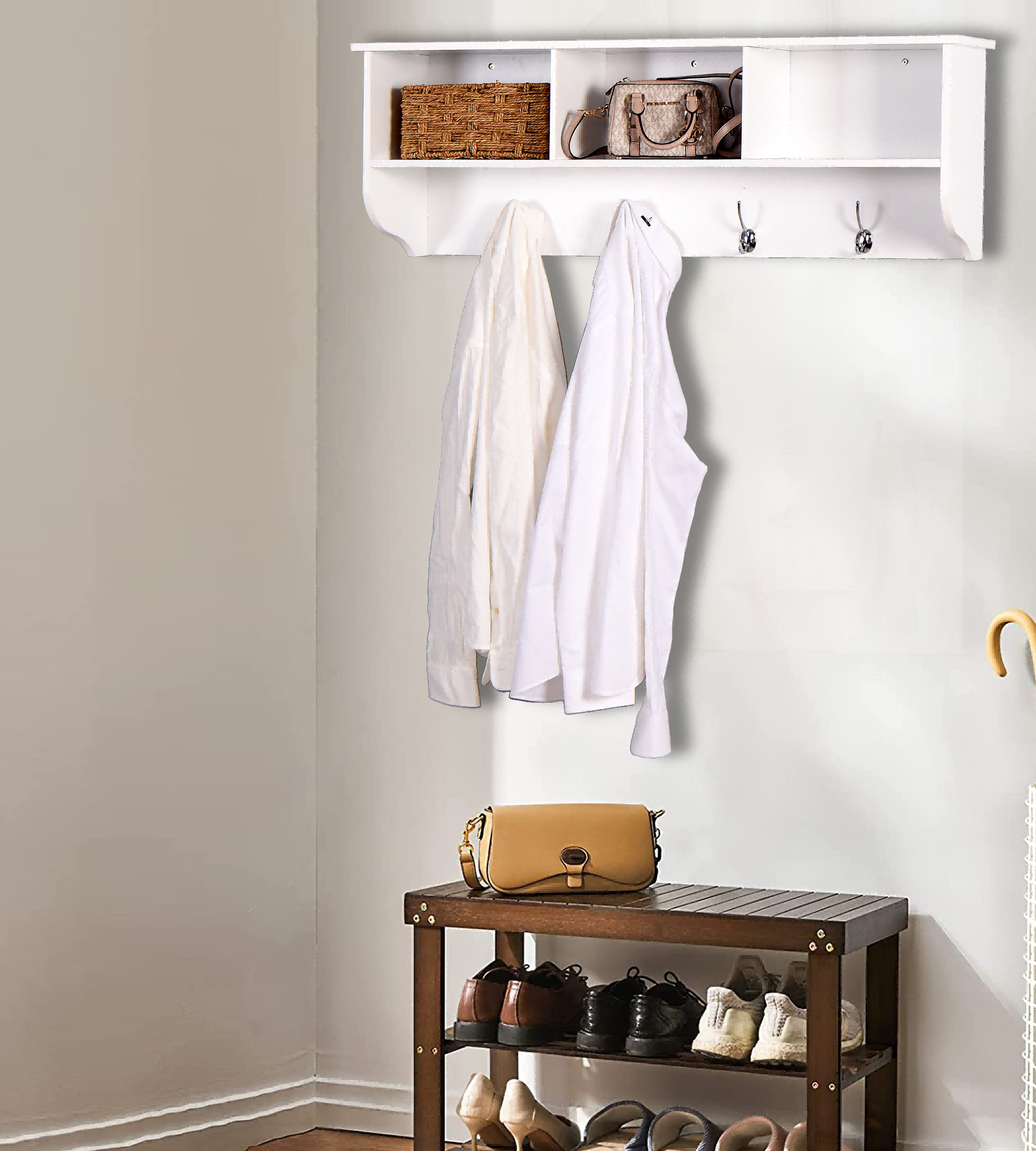 Ophelia & Co. 4 - Hook Coat Rack | Wayfair
