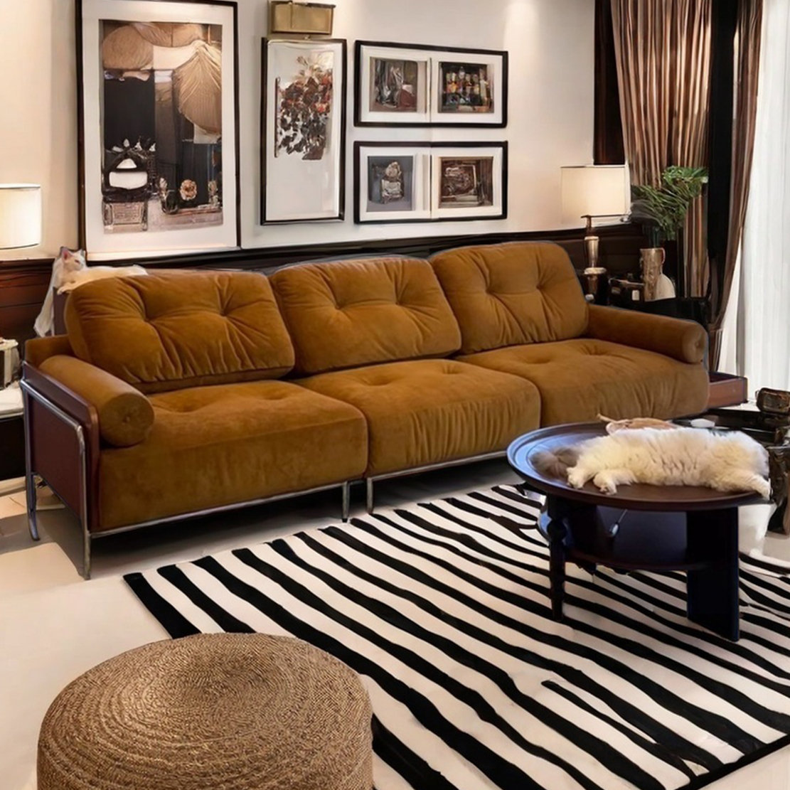 ComfySofa.s Vintage in-line removable washable fabric sofa - Wayfair Canada