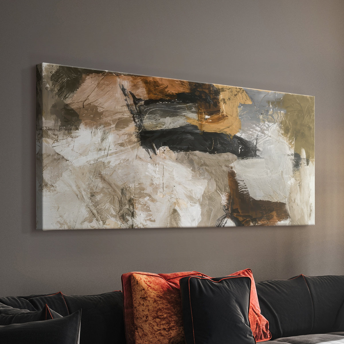 Orren Ellis Warm Neutral Medley I- Gallery Wrapped Canvas -Ready to ...