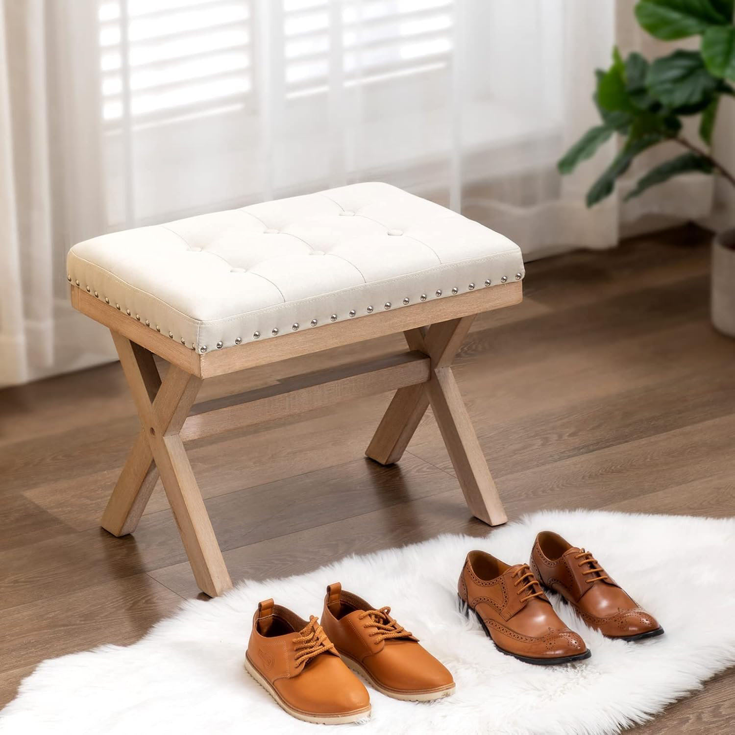 Gracie Oaks Oketa Upholstered Ottoman | Wayfair