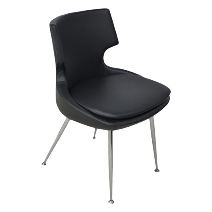 sohoConcept 19'' H Upholstered Metal Side Chair | Wayfair