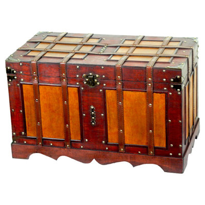World Menagerie Zemrane Vintage Trunk & Reviews | Wayfair
