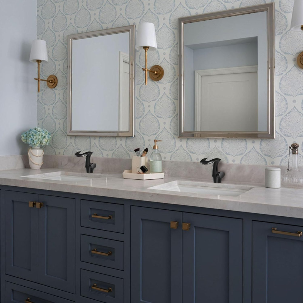 FashionSecretsLLC Elegant Alien Bathroom Sink Faucet Single Hole, Waterfall Vanity Sink Faucet ...