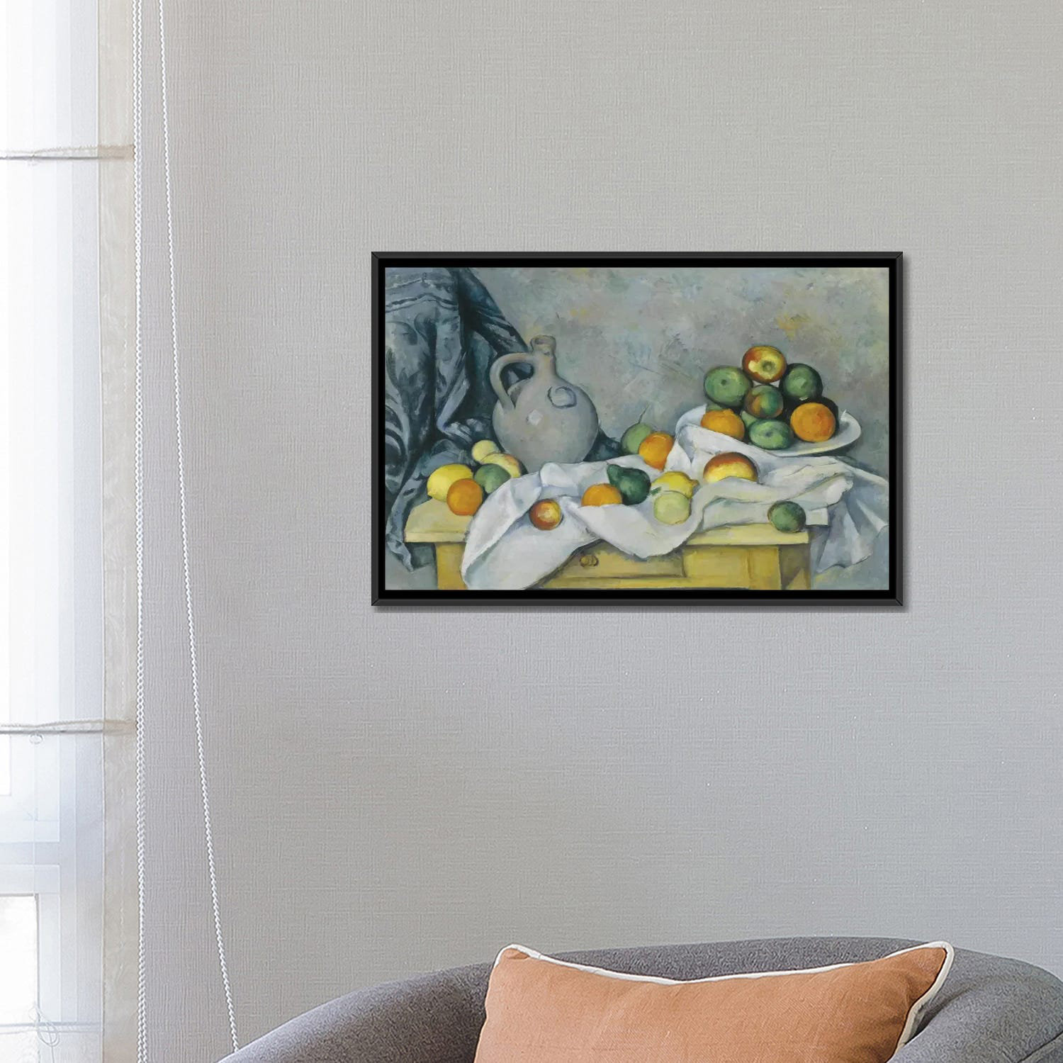 Vault W Artwork 'Curtain (Jug and Bowl of Fruit)' 1893-1894 by Paul ...