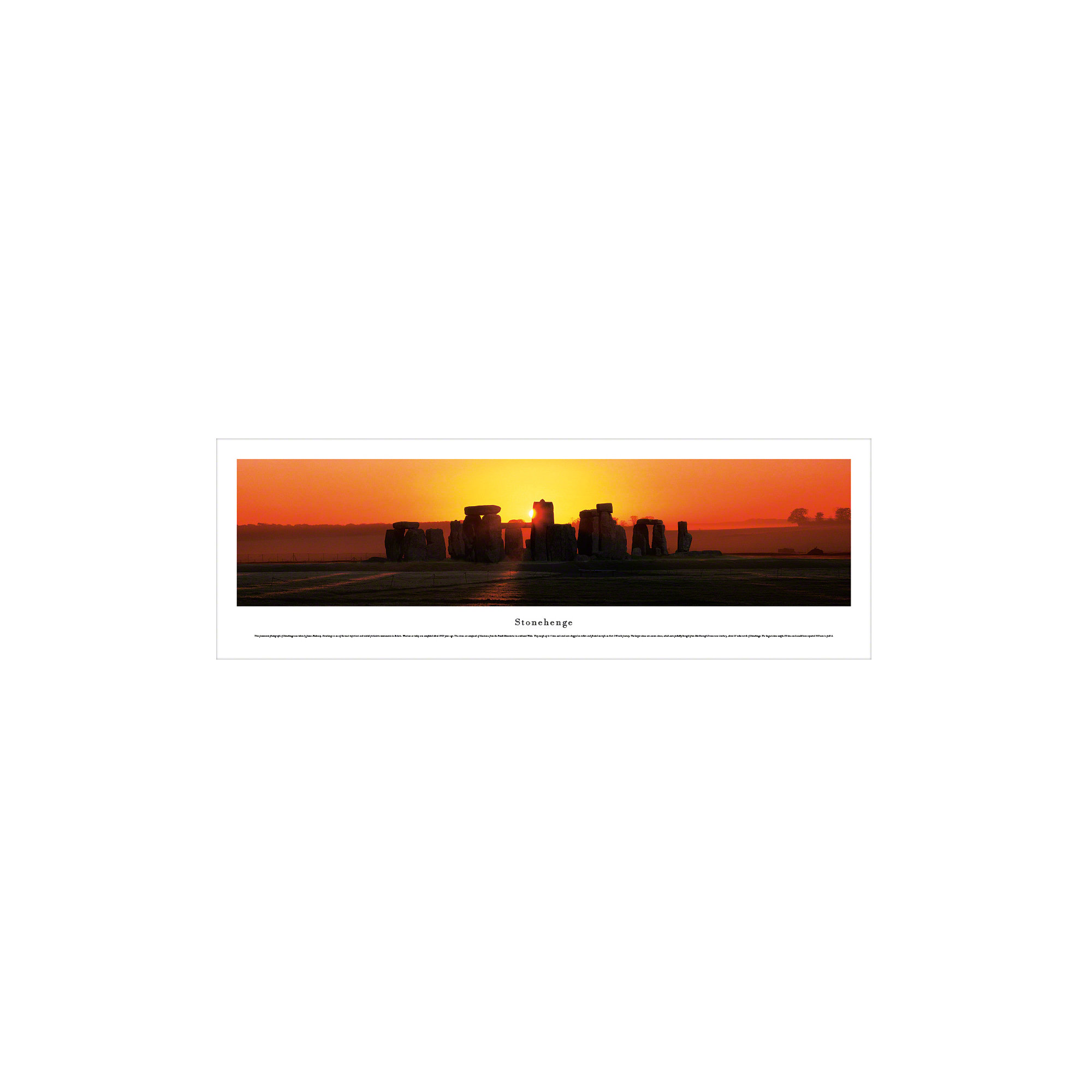 Vault W Artwork Icon Stonehenge by James Blakeway Photographic Print ...