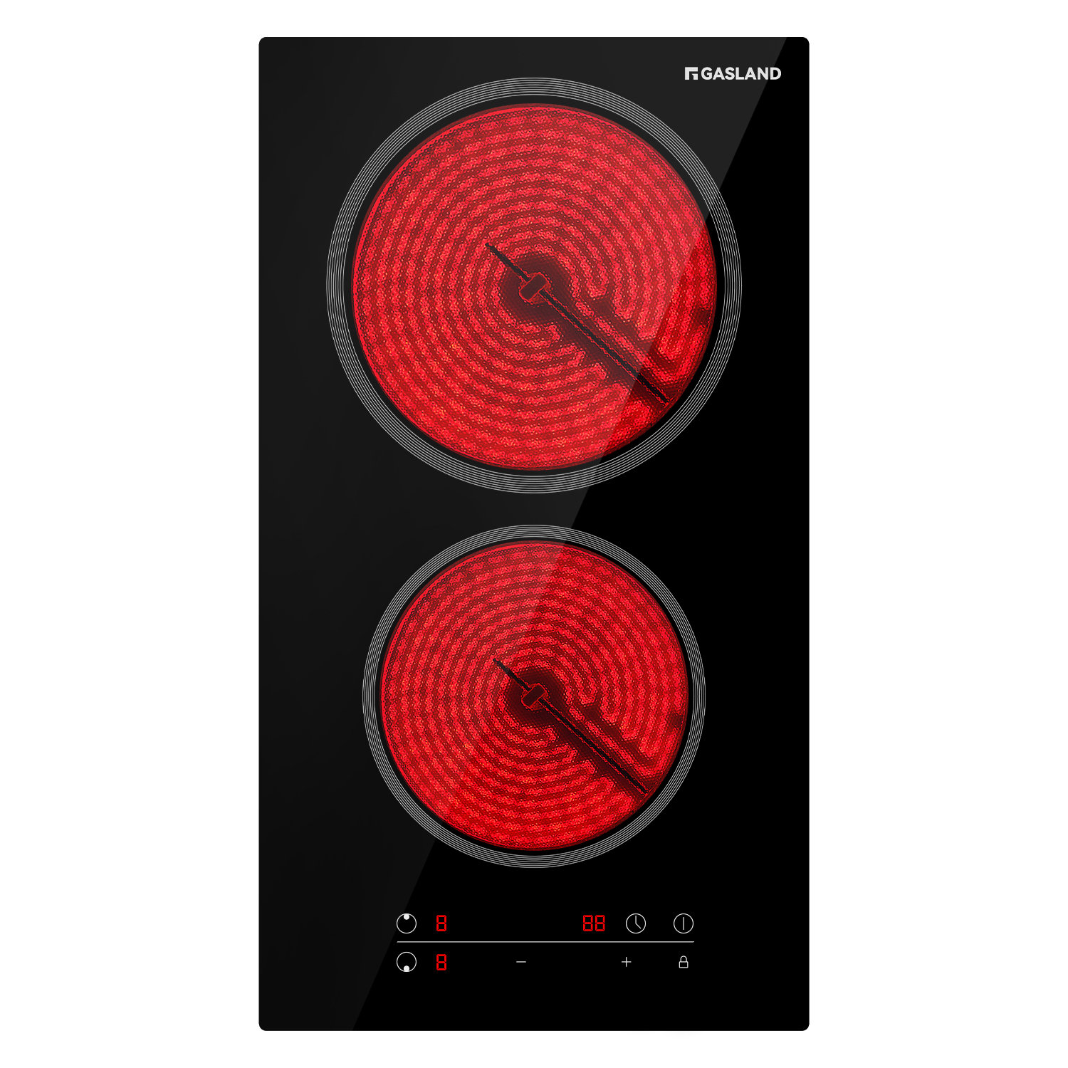 GASLAND 12 in. Electric Stove Ceramic Surface Radiant Cooktop in Black ...