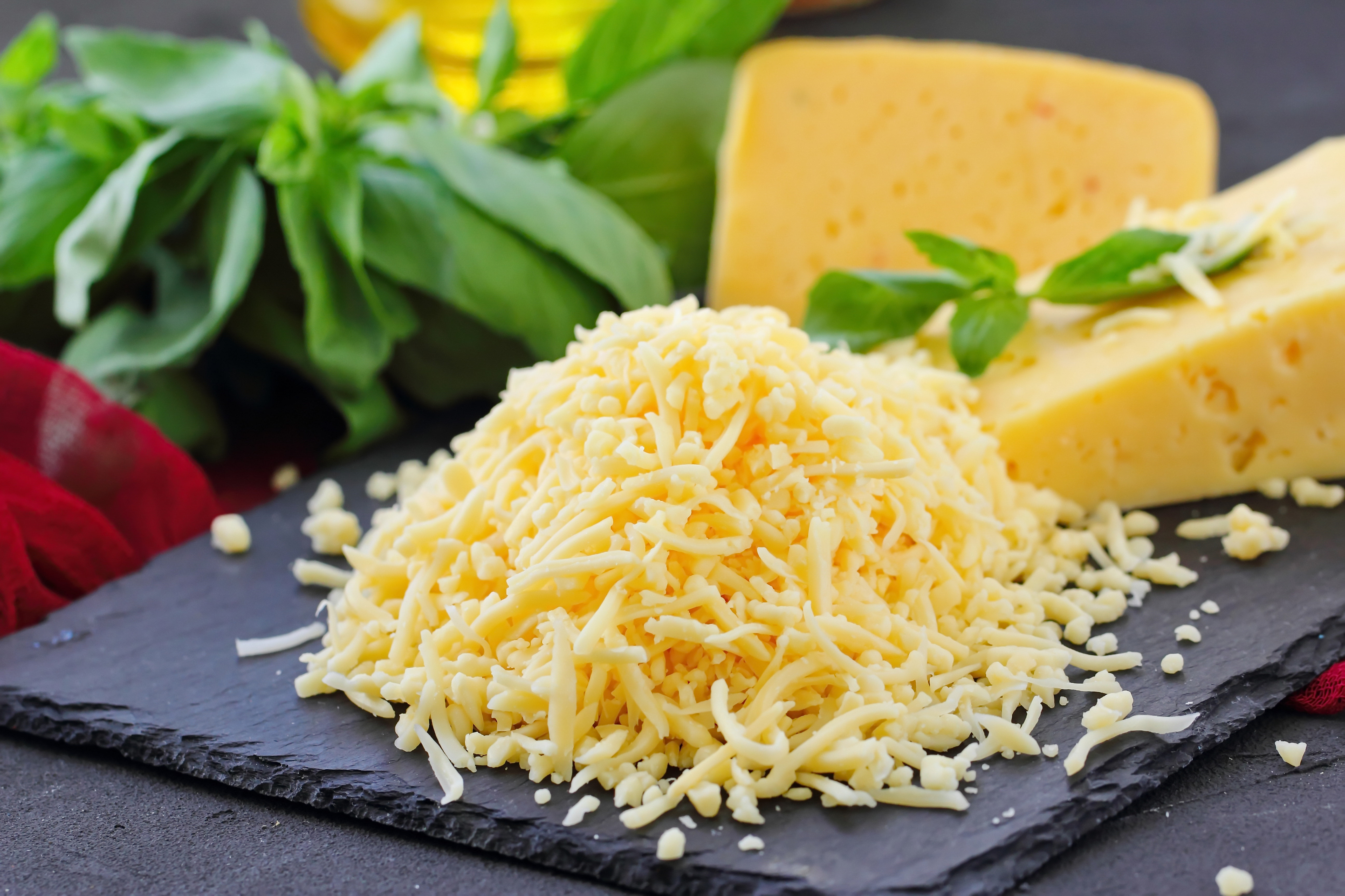 Ebern Designs Grated Cheese On Canvas by Lisaamc Print | Wayfair