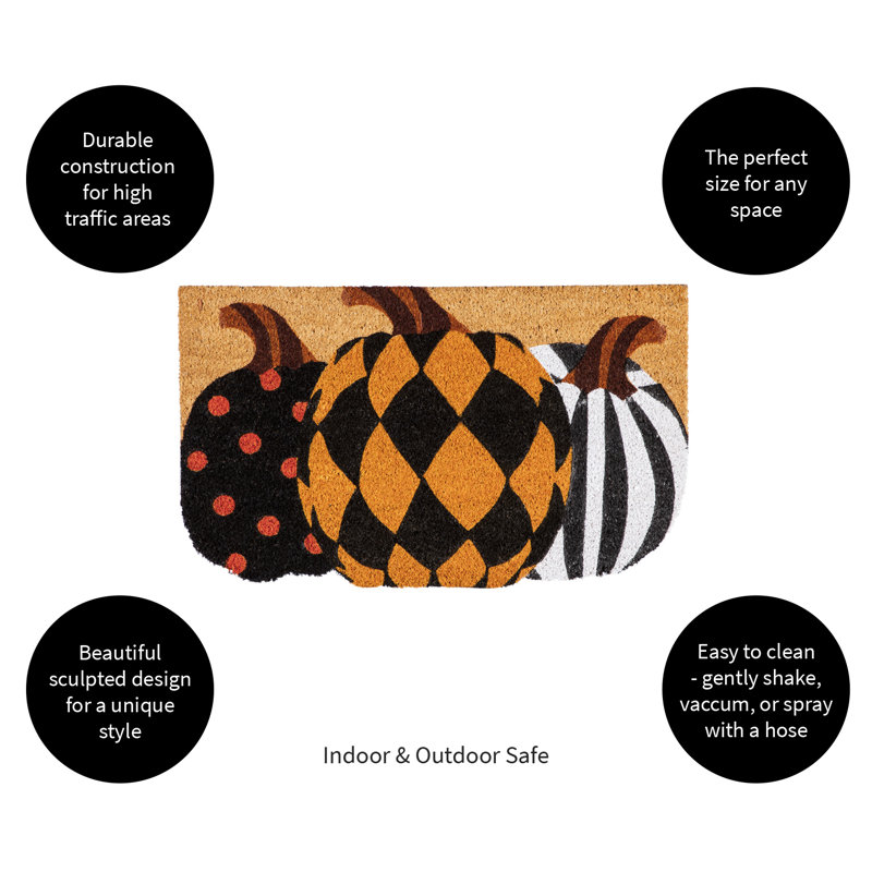 Laurel Foundry Modern Farmhouse® Honea 18" x 30" Harvest Pumpkins ...