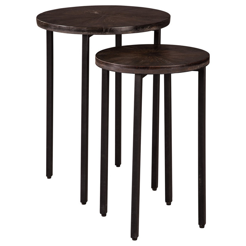 17 Stories Solid Wood Nesting Tables | Wayfair