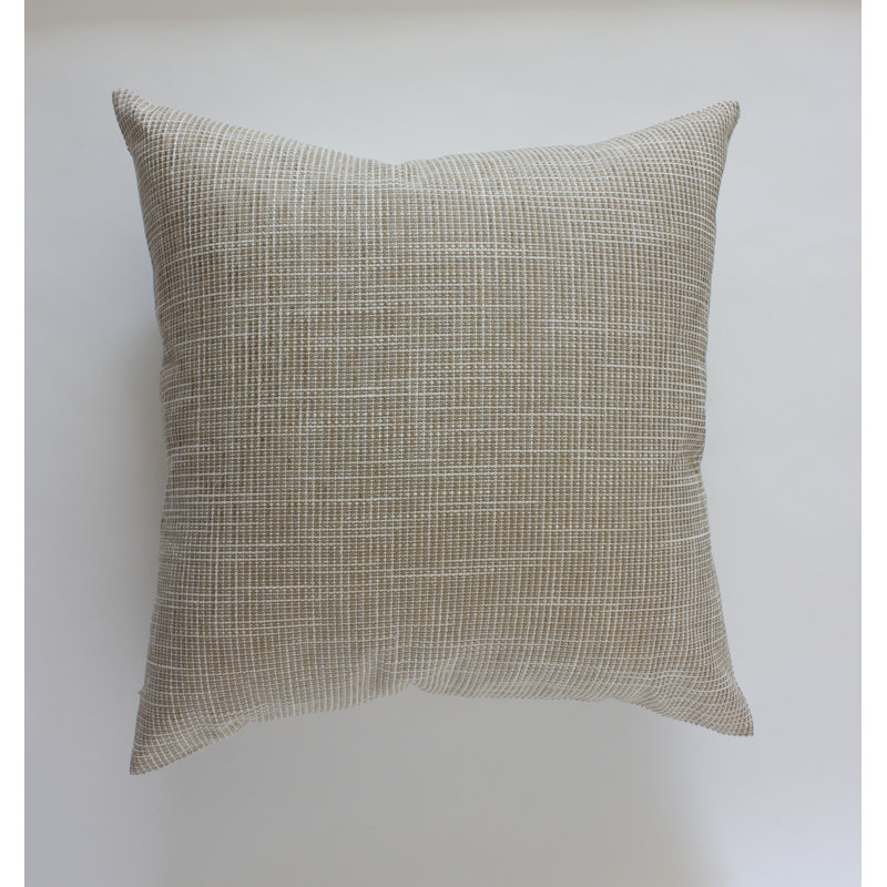 Textileish Textured Cotton Blend Pillow Cover | Wayfair